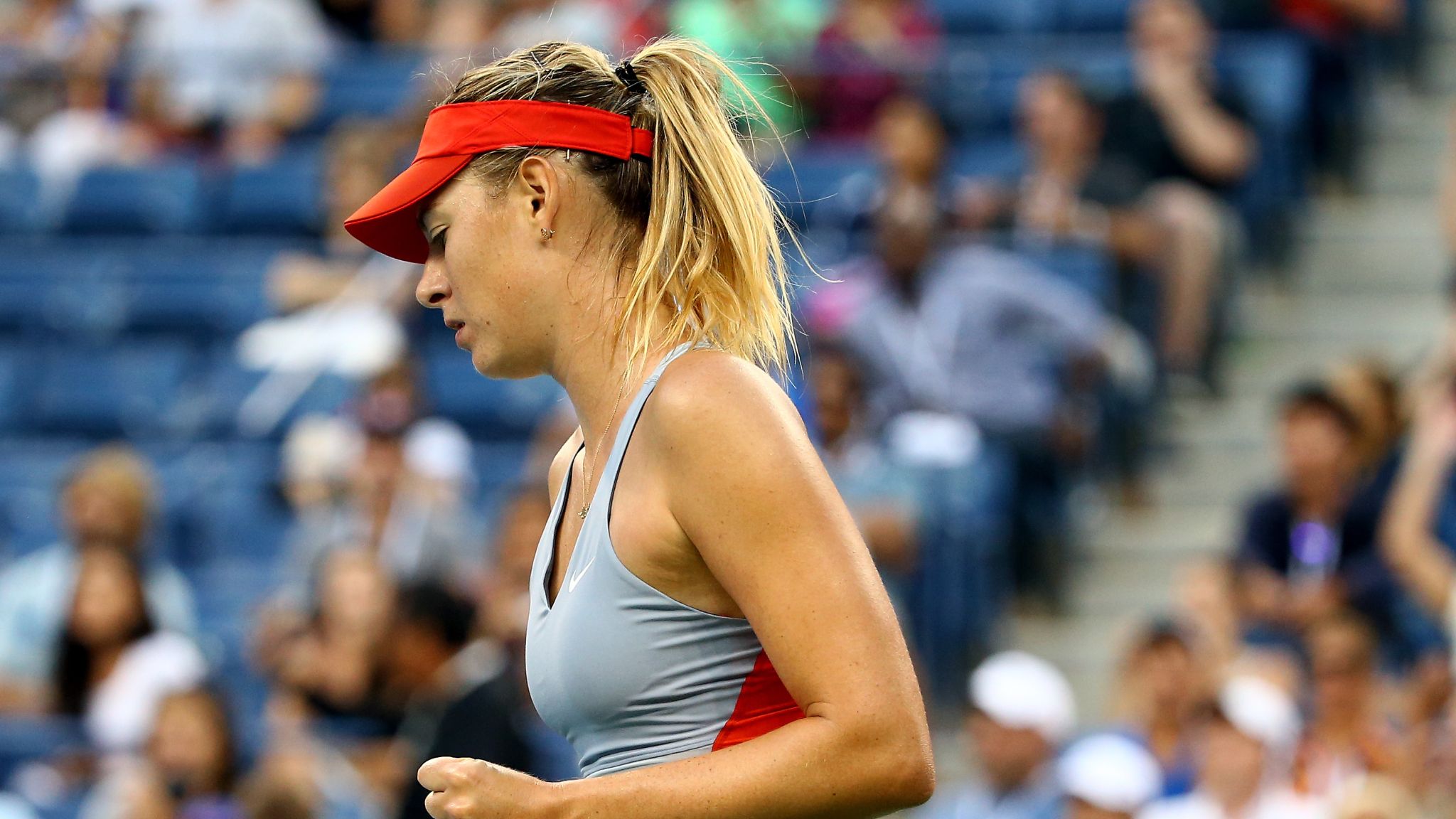 US Open 2014: Fifth seed Maria Sharapova survives scare at Flushing ...