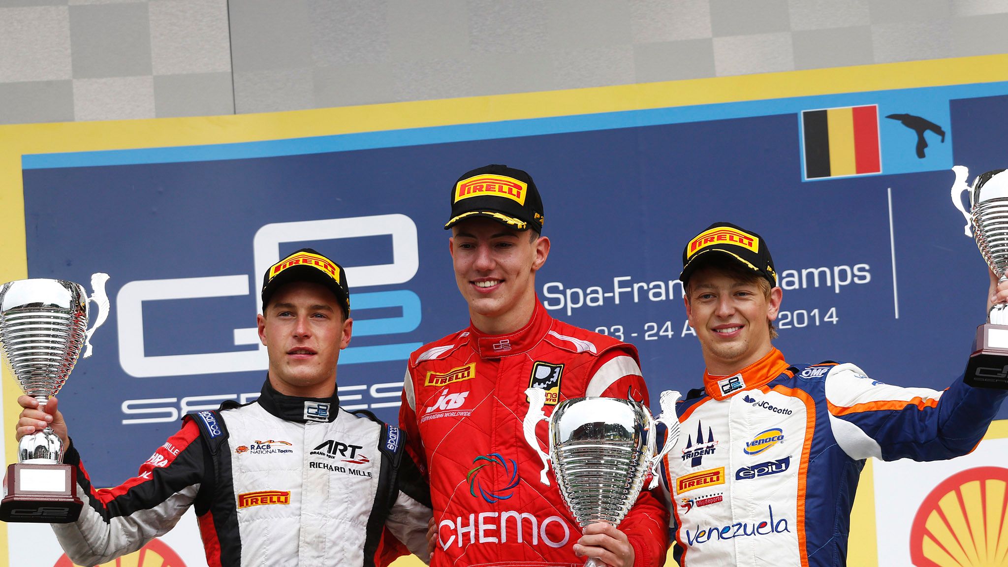 Raffaele Marciello clinched his maiden GP2 victory in tricky conditions at Spa | F1 News | Sky ...