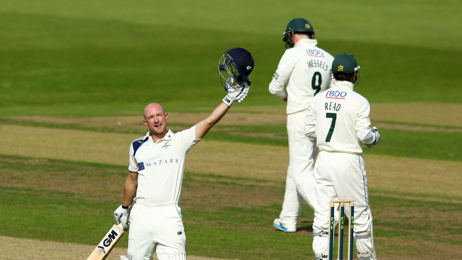 County Championship: Adam Lyth century leads Yorkshire title charge ...