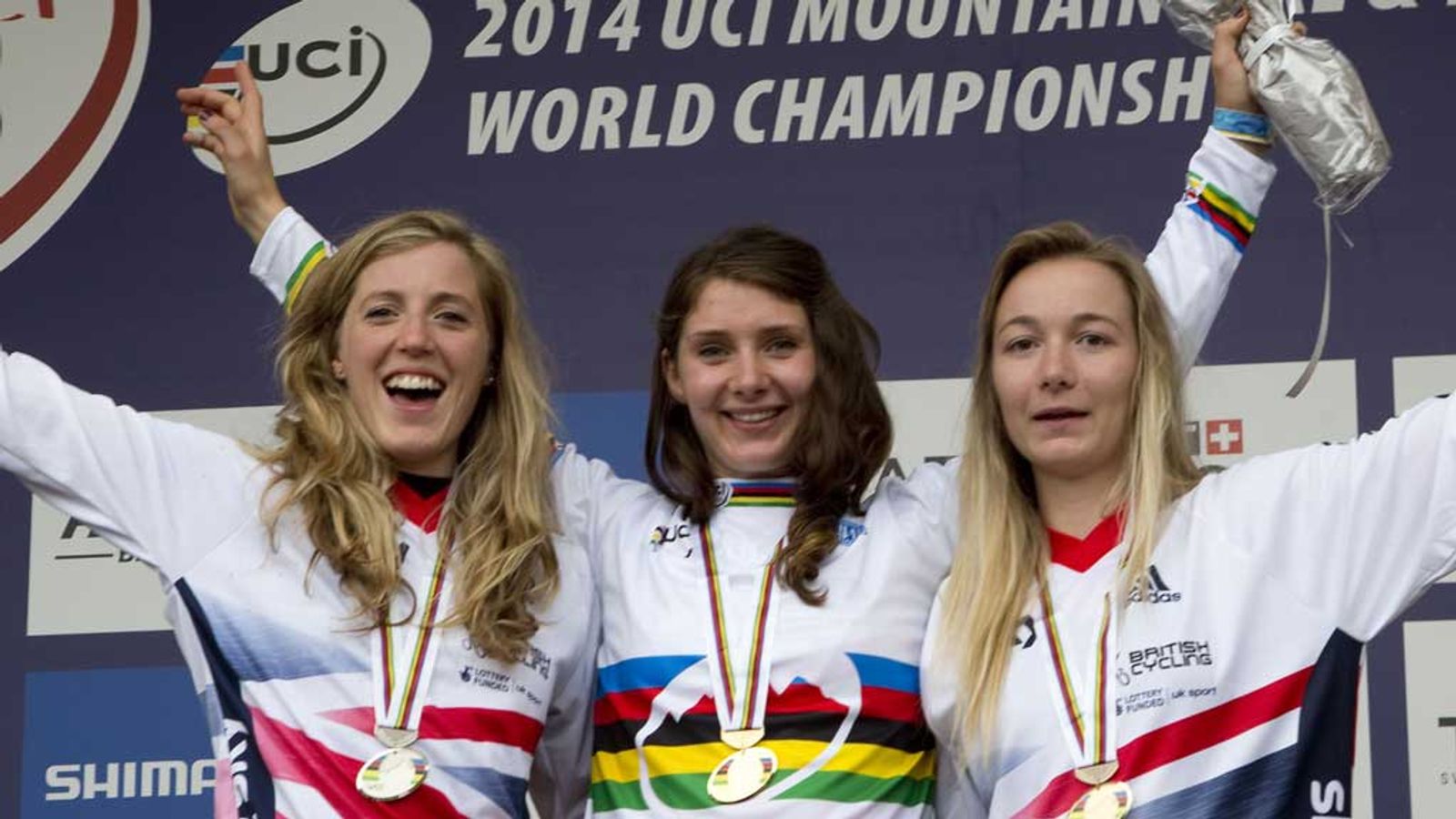 Mountain Bike World Championships: Manon Carpenter and Gee Atherton win ...