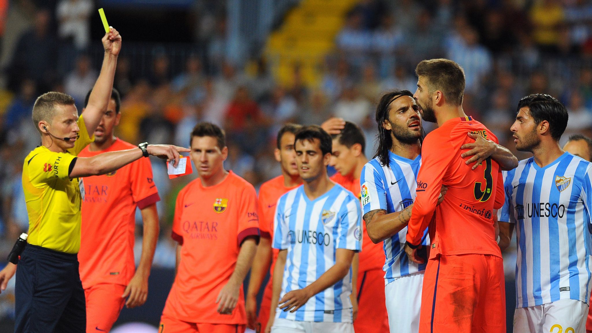 Barca held by Malaga | Football News | Sky Sports