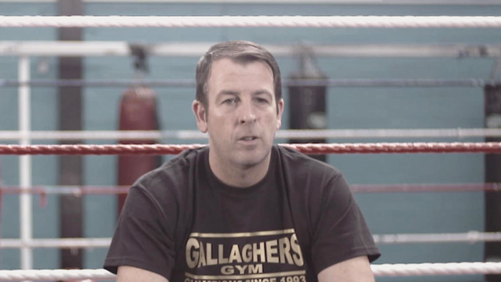 Joe Gallagher is honoured to receive the trainer of the year award from ...