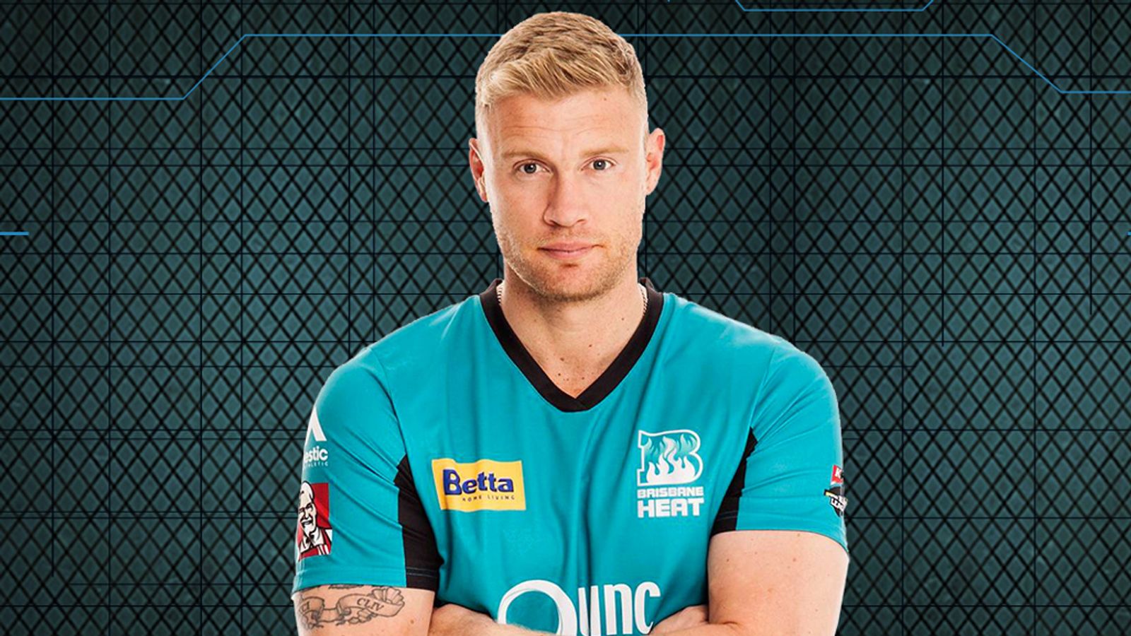 Former England all-rounder Andrew Flintoff to play whole of Big Bash ...