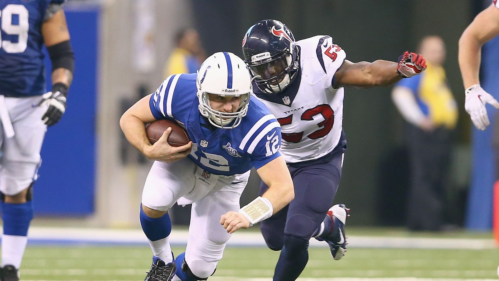Andrew Luck's three touchdowns enough to hold off Houston Texans | NFL ...