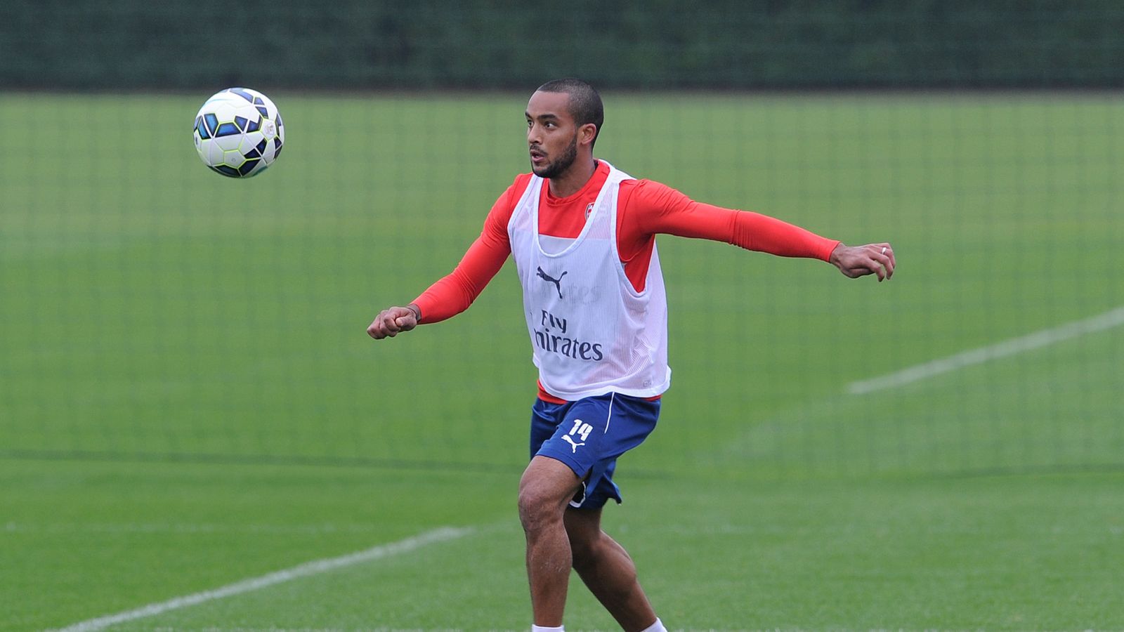 Premier League: Arsenal winger Theo Walcott is training after 10 months ...