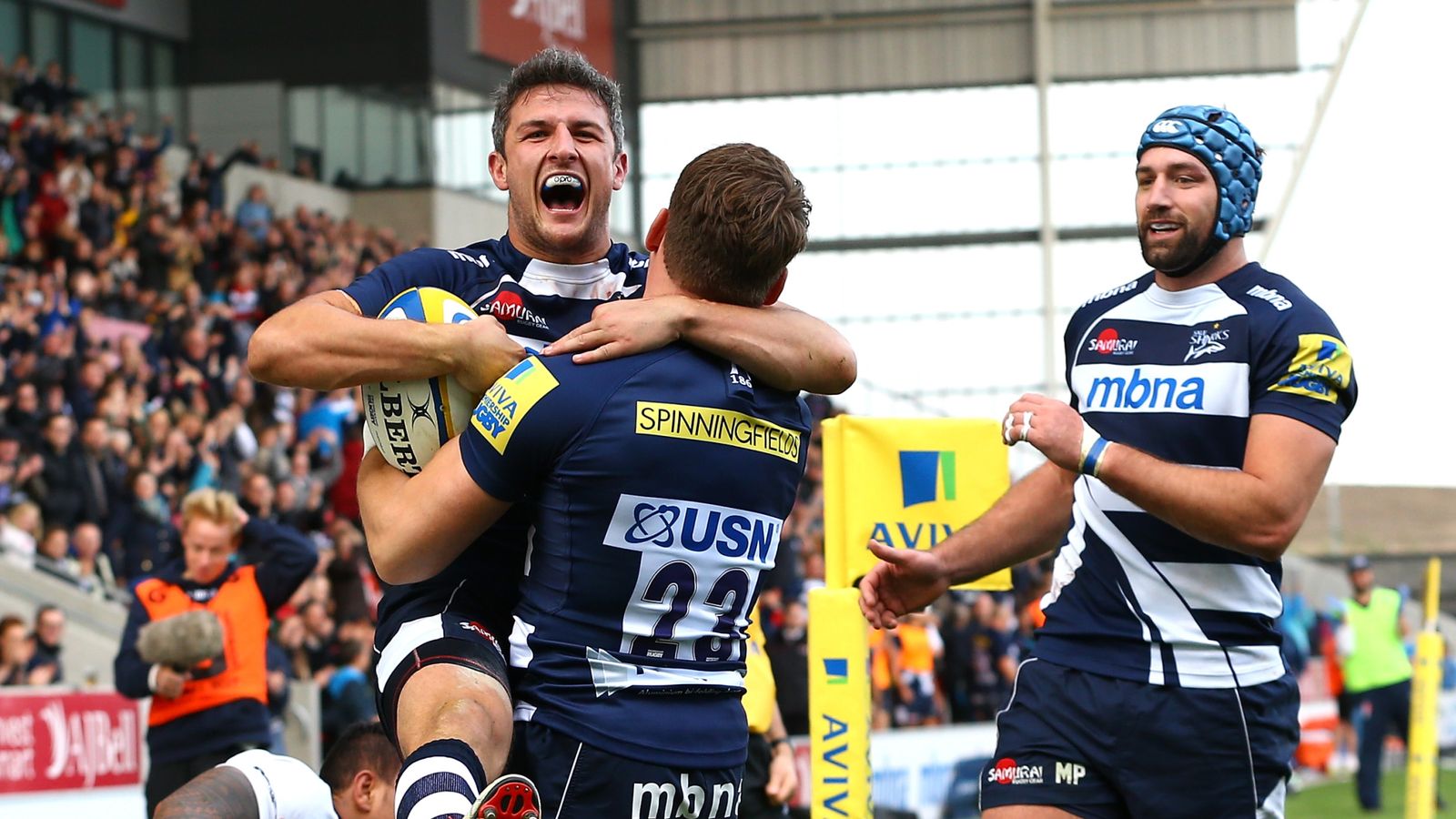 Aviva Premiership: Sale Sharks beat London Wasps 25-14 at AJ Bell ...