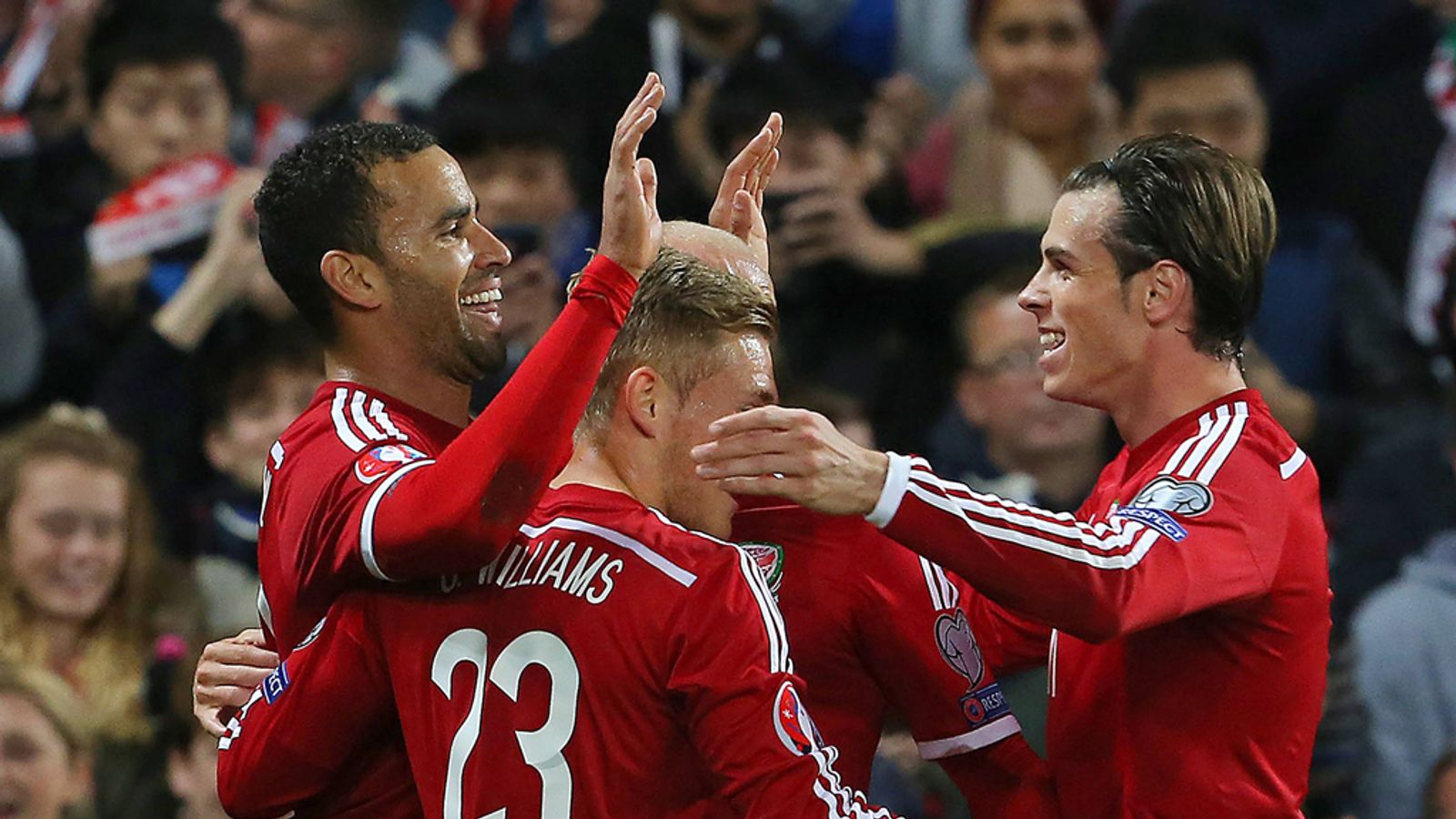 European Qualifiers: Gareth Bale, Aaron Ramsey and Joe Allen in Wales ...