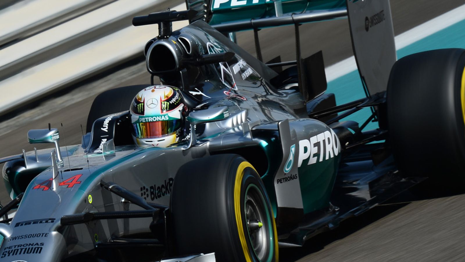 2014 Abu Dhabi GP Practice Two: Title-chasing Lewis Hamilton doubles up ...