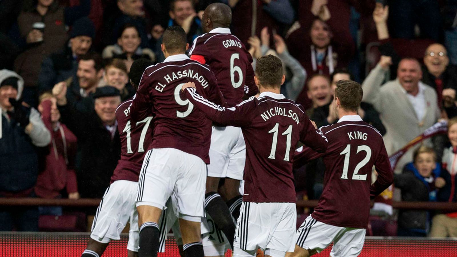 Scottish Championship: Hearts six points clear after 2-1 win at Falkirk ...