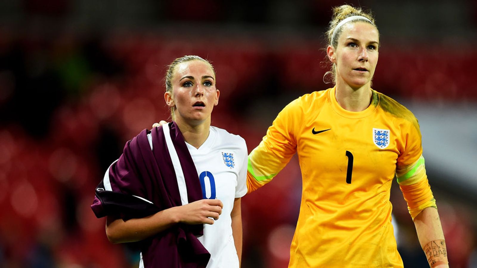 England striker Toni Duggan admits disappointment after defeat to ...
