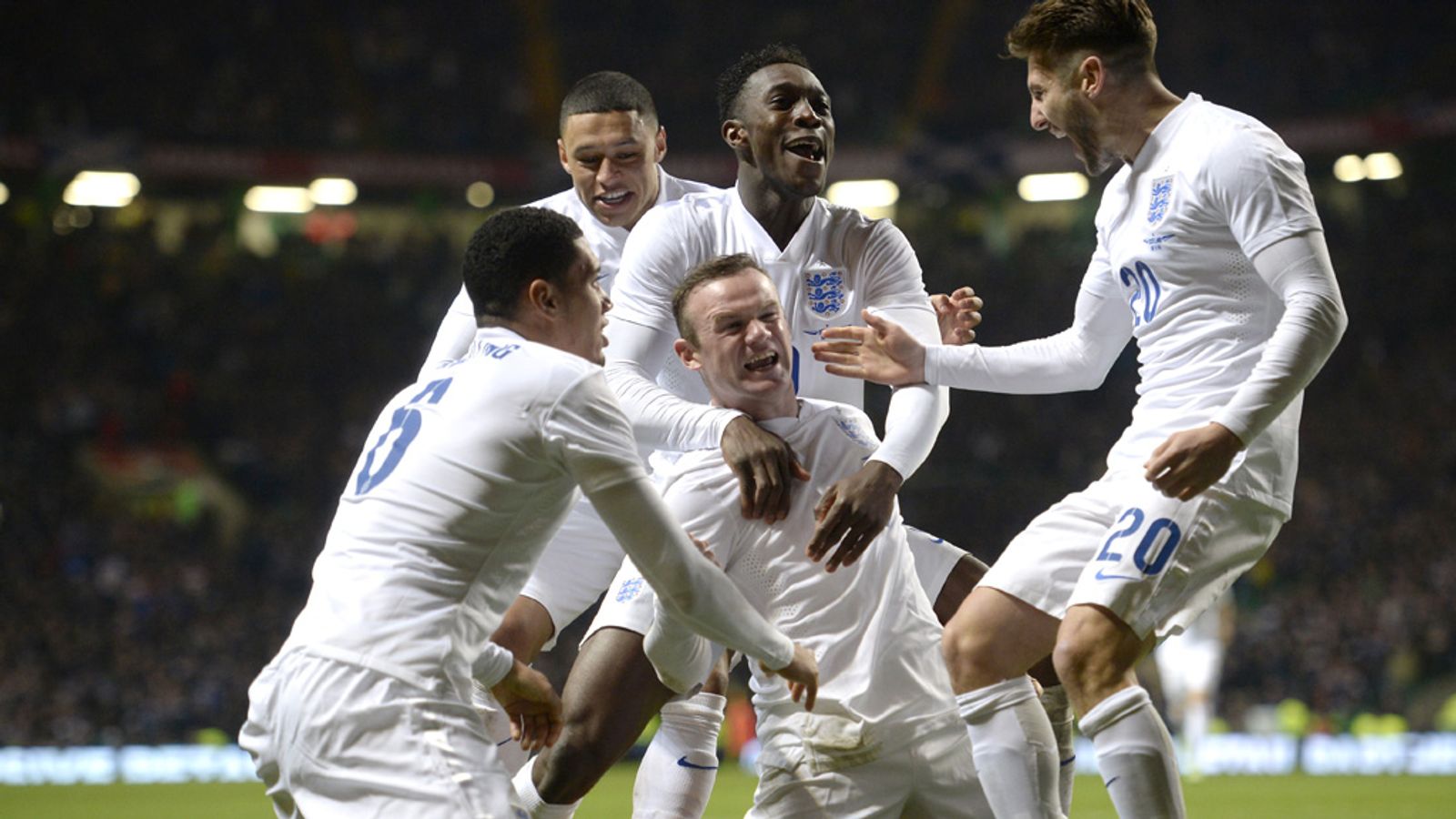 International friendly: Wayne Rooney double helps England beat Scotland ...
