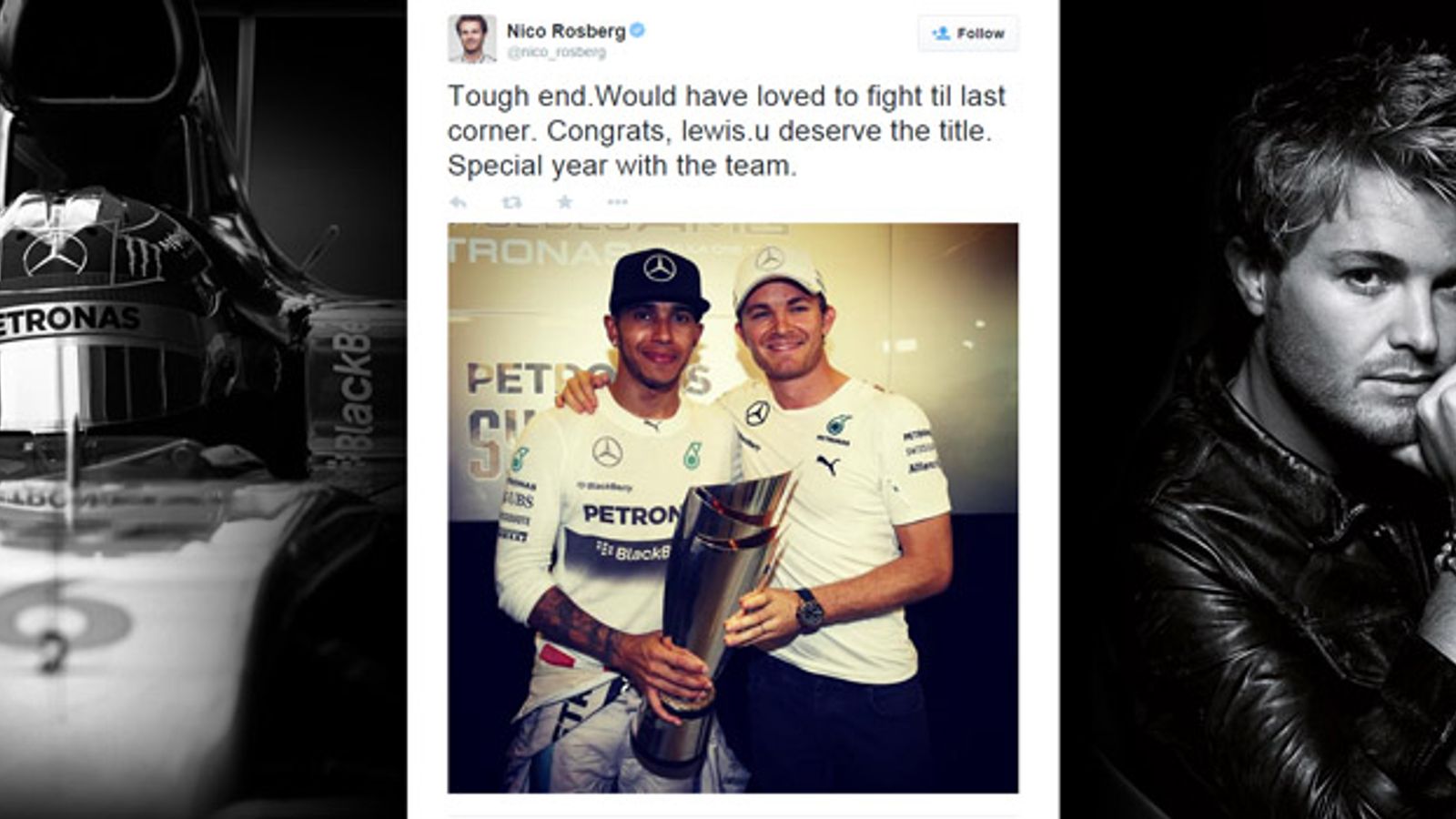 Drivers and teams take to twitter to congratulate Lewis Hamilton on his ...