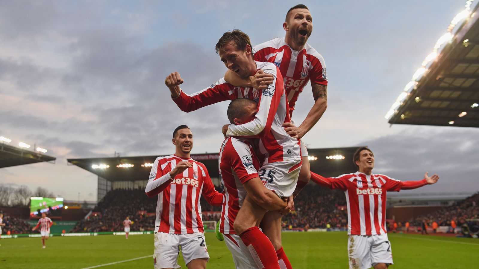 Premier League: Peter Crouch was delighted with Stoke's 3-2 win at home ...