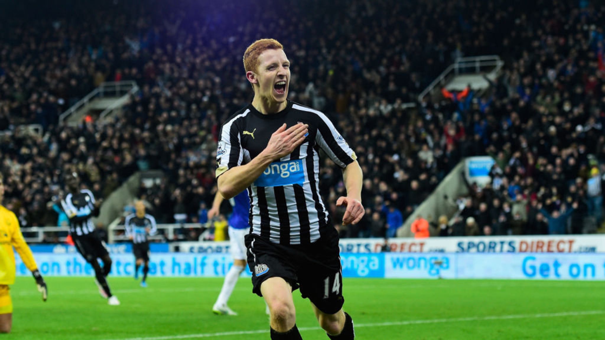 Newcastle 3-2 Everton: Jack Colback thrilled to open account in victory ...