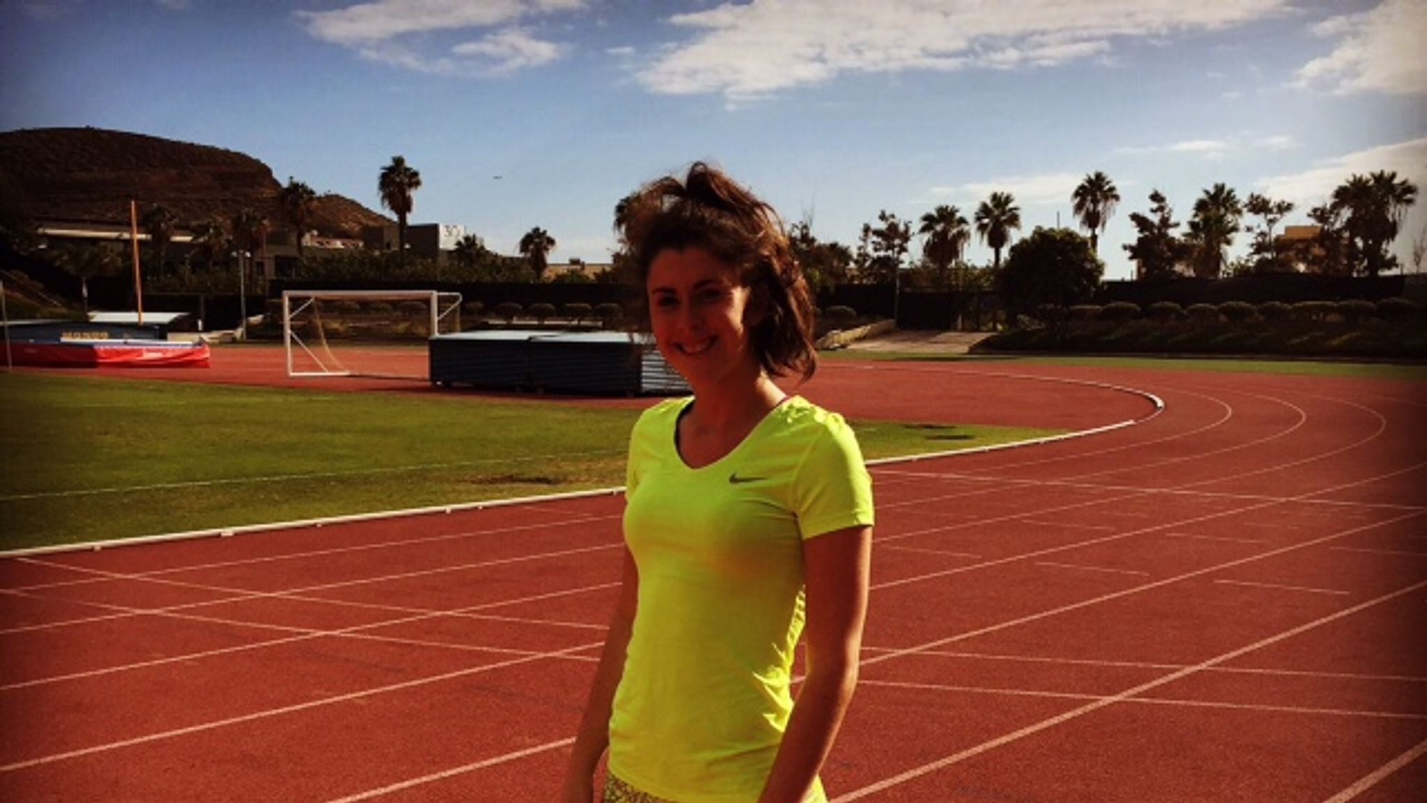 Paralympian Olivia Breen fighting the weather and running PBs ...