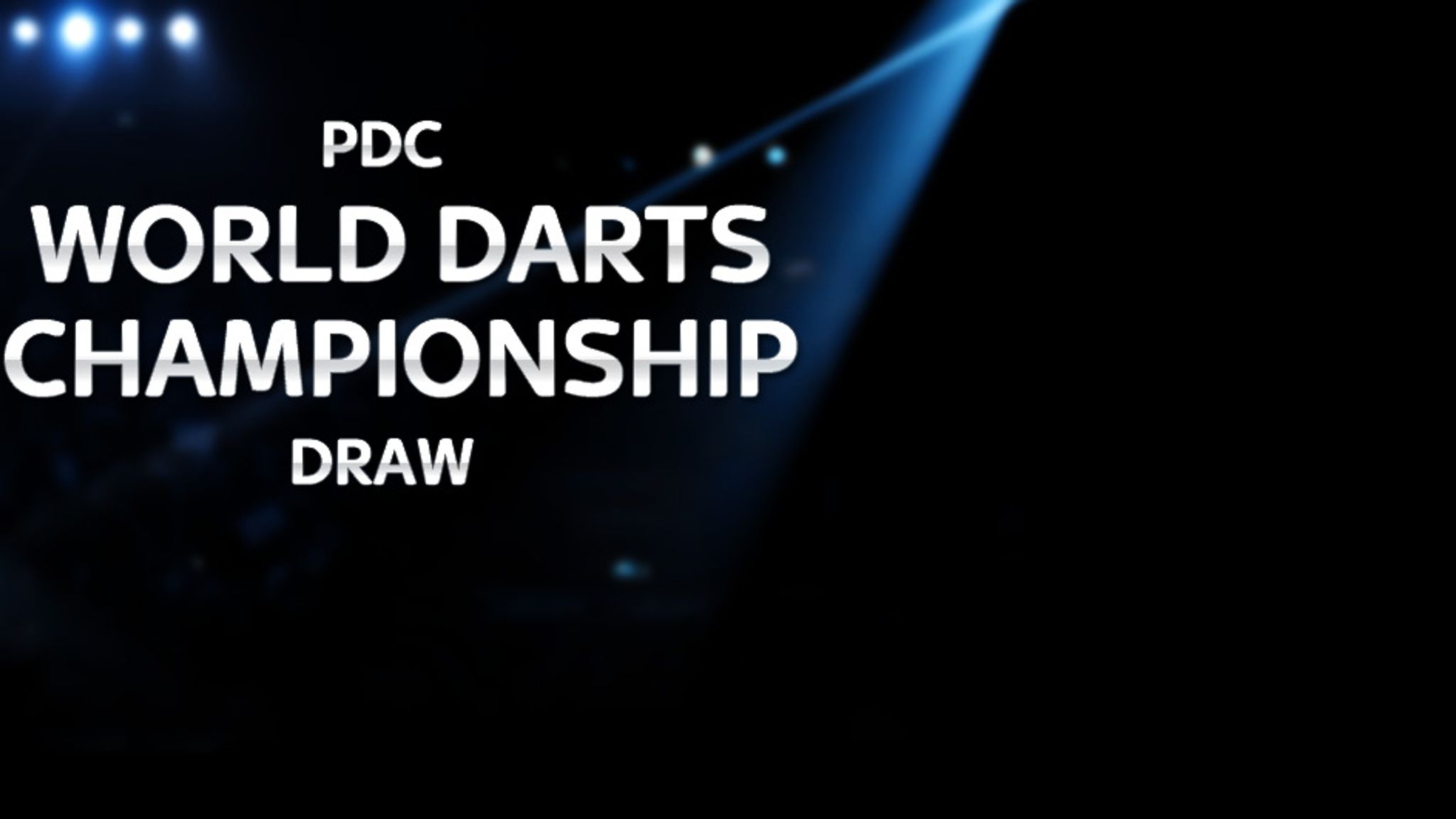 World Championship draw | Darts News | Sky Sports