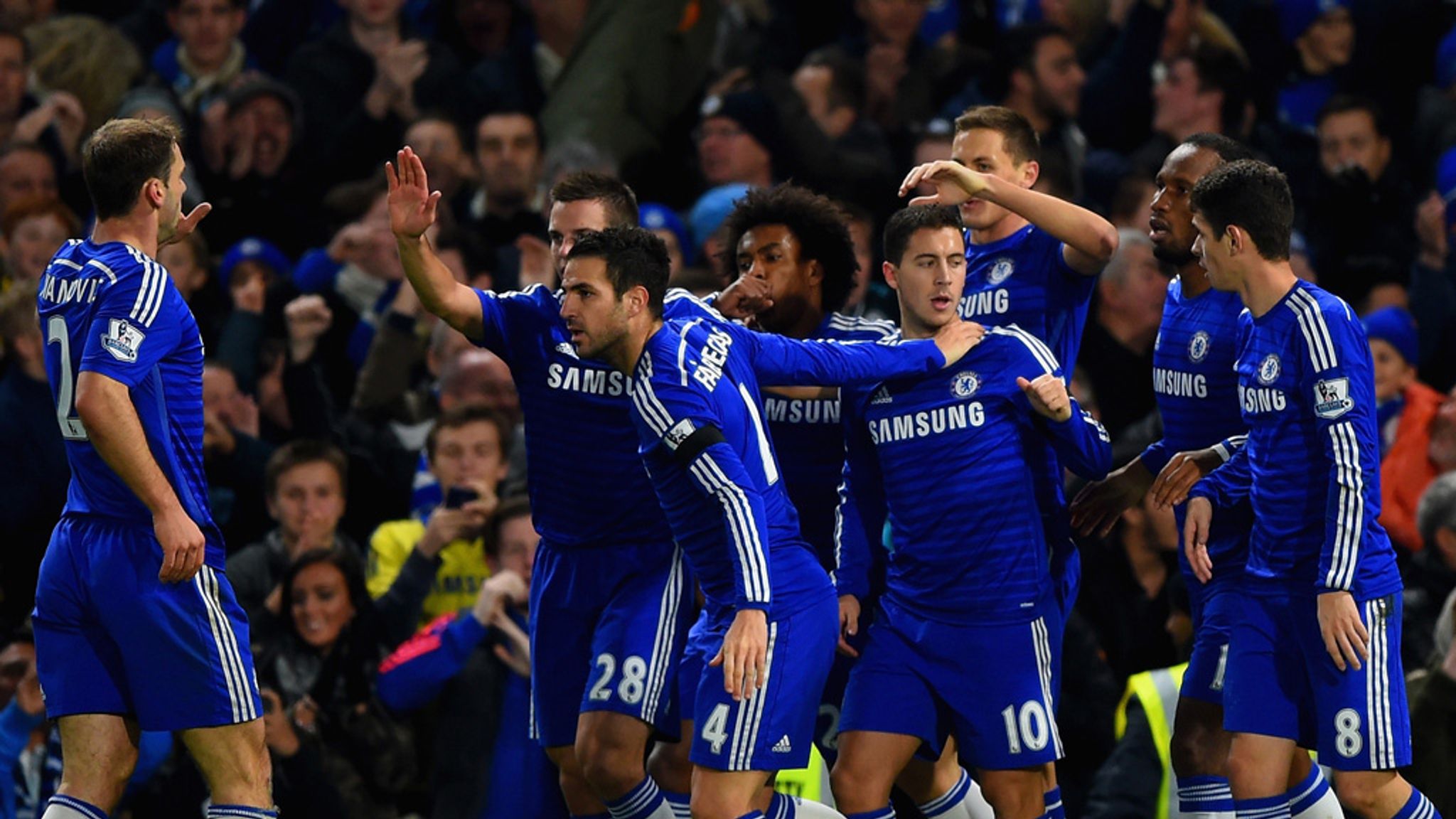 Premier League: Chelsea see off Spurs to maintain six-point lead at top ...