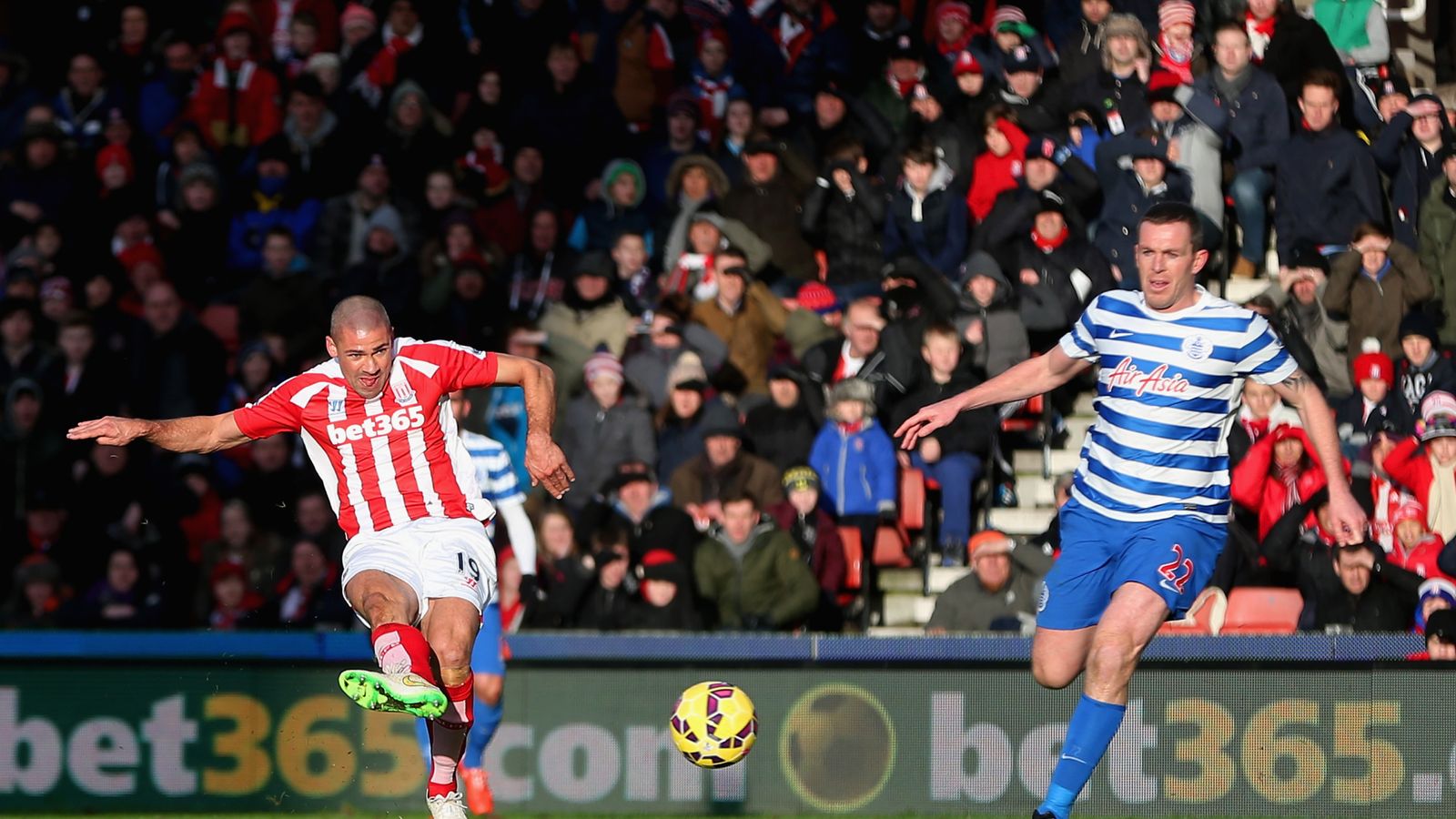 Premier League: Jonathan Walters scores hat-trick as Stoke beat QPR 3-1 | Football News | Sky Sports
