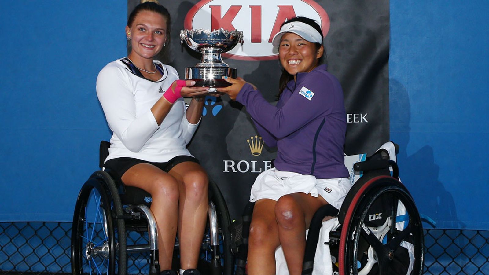 Australian Open: Successful title defence for Jordanne Whiley | Tennis ...