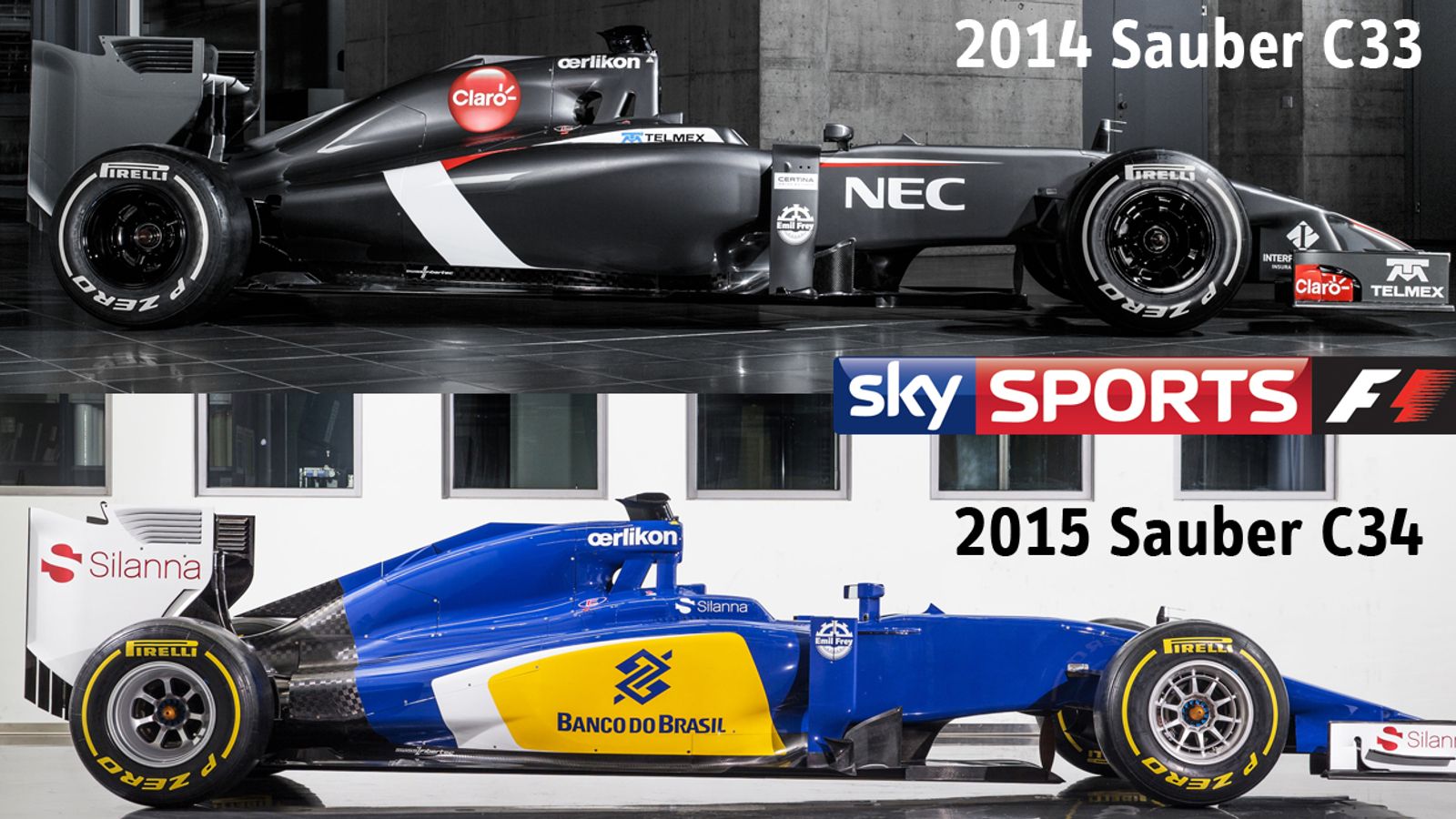 Sauber have unveiled their new car, the C34, - with a radical new paint ...