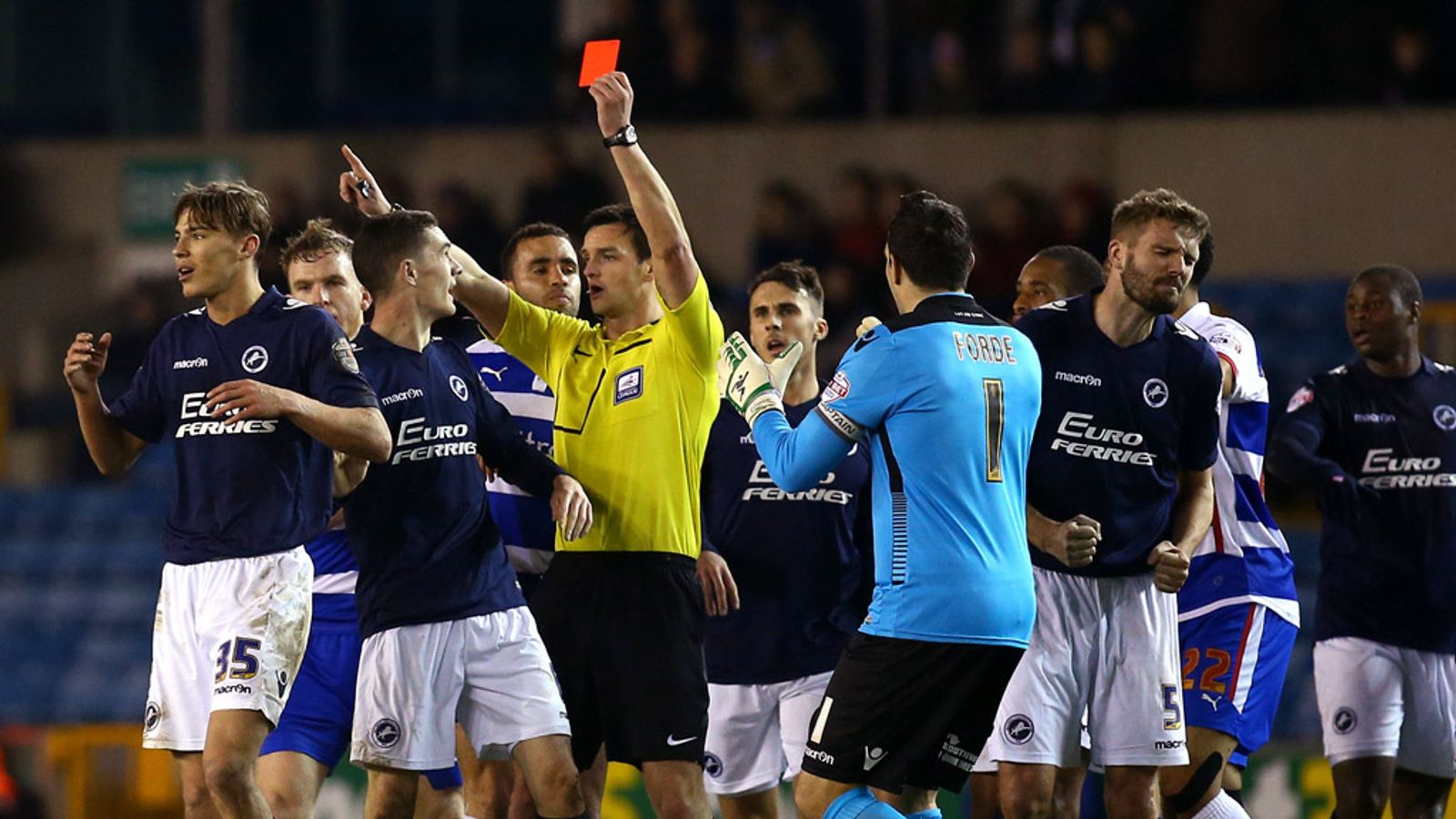 Millwall 0 - 0 Reading - Match Report & Highlights