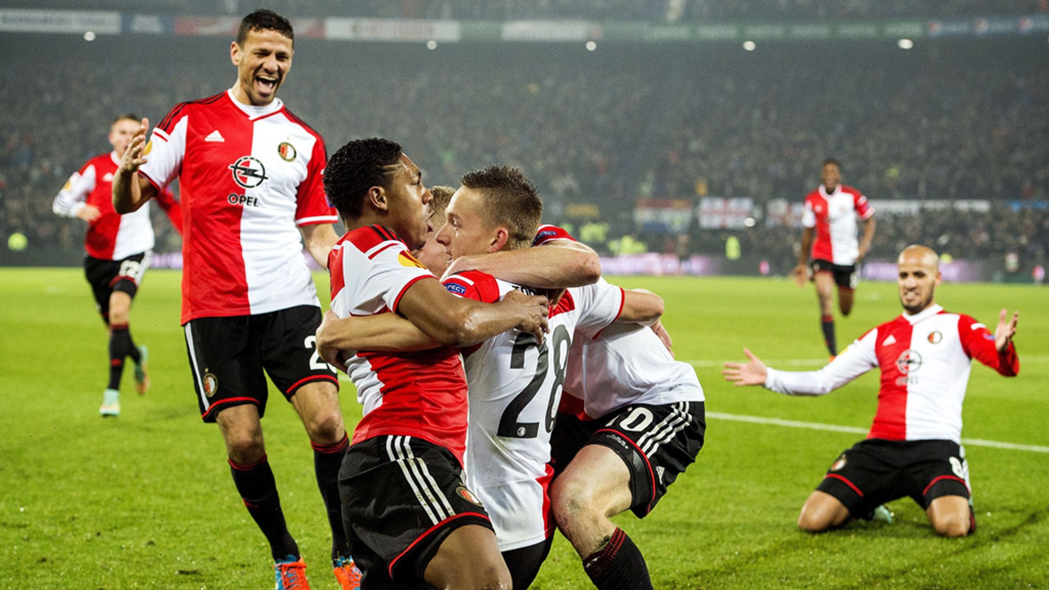 Eredivisie: Feyenoord, Heerenveen, Excelsior and Willem II record ...
