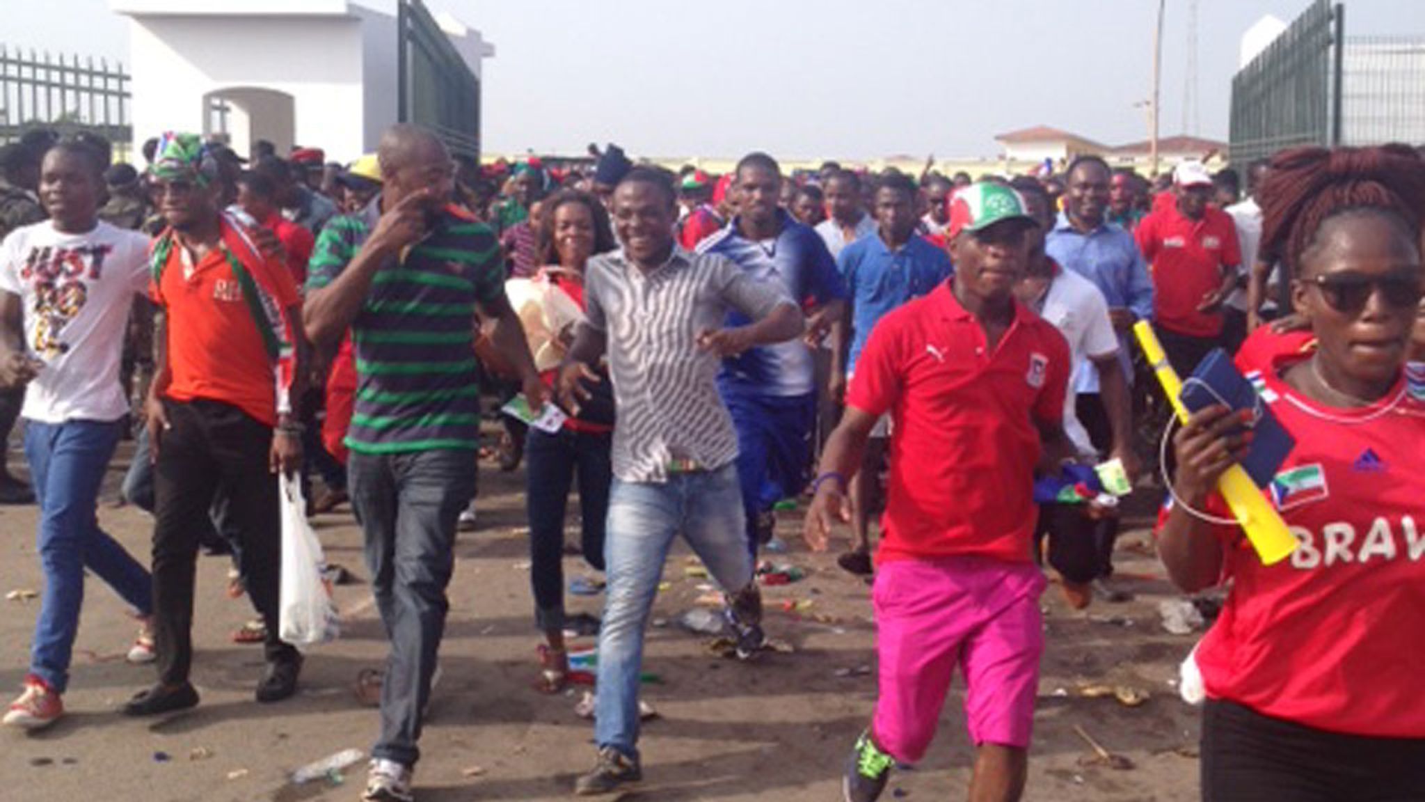 Africa Cup of Nations: Chaotic scenes at opening match in Equatorial ...