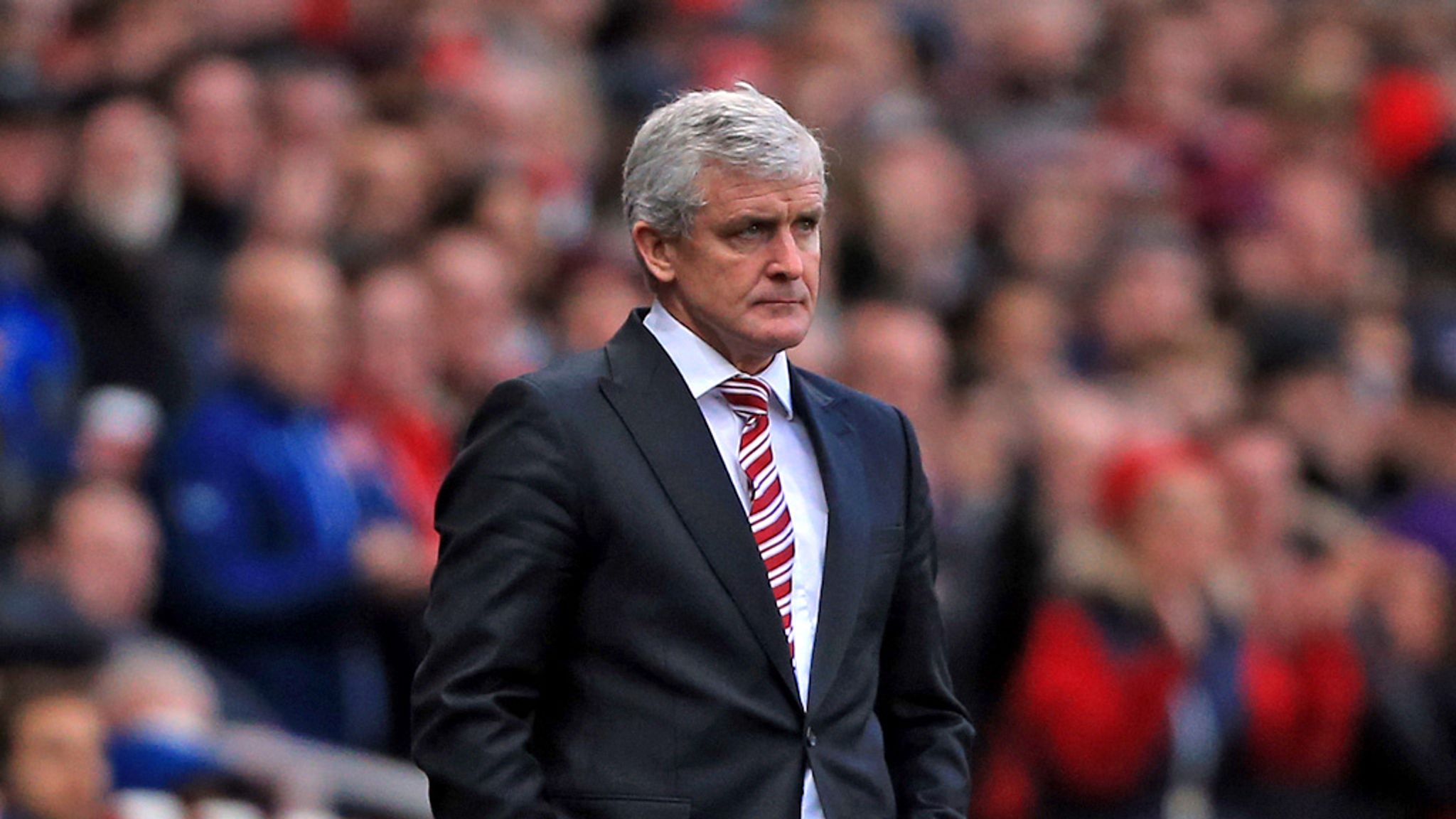 Premier League: Stoke manager Mark Hughes expects tough test against ...