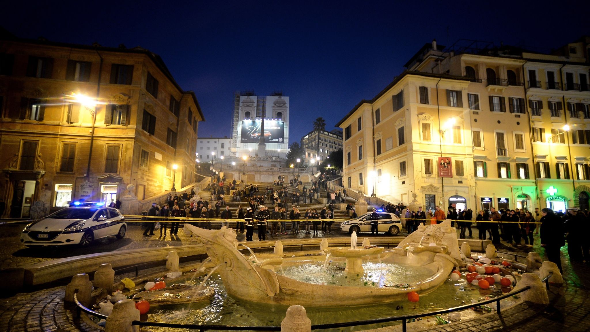 Police arrest 23 Feyenoord fans in Rome as trouble flares before Europa ...