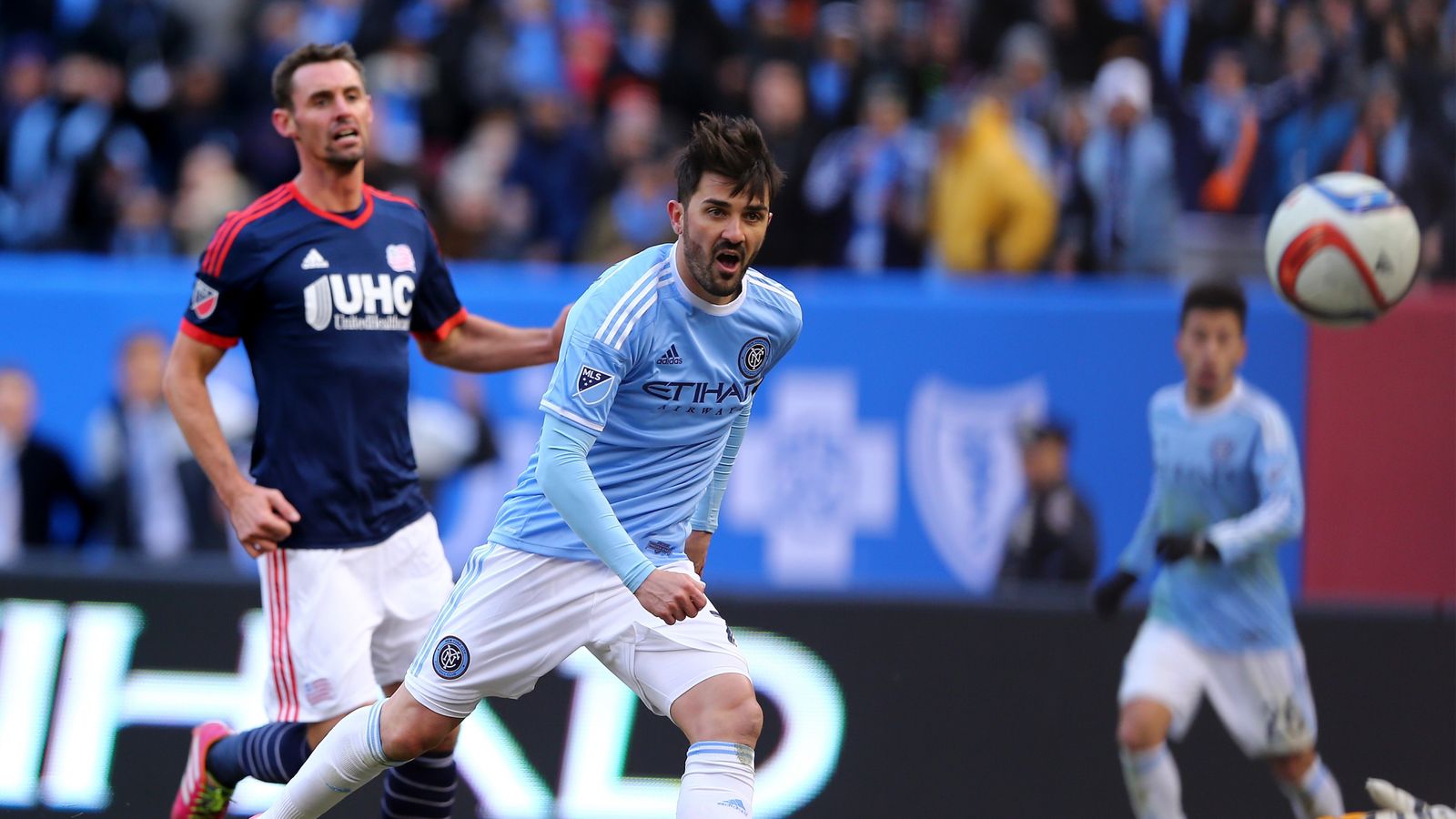 David Villa on target as New York City FC record first MLS win ...