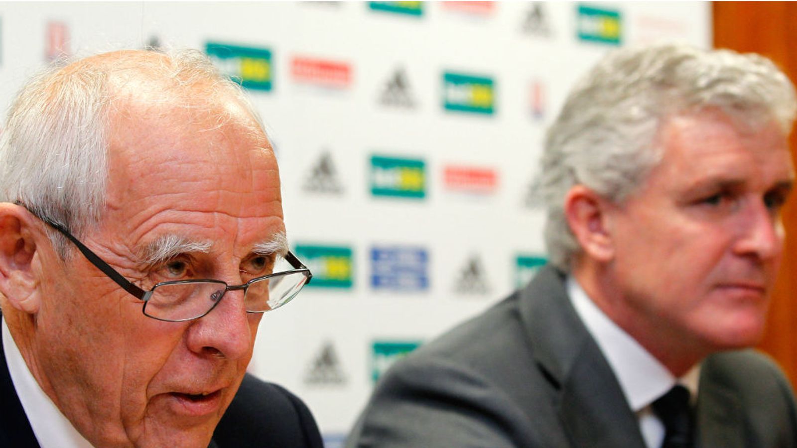 Stoke chairman Peter Coates impressed with progress made by Mark Hughes ...