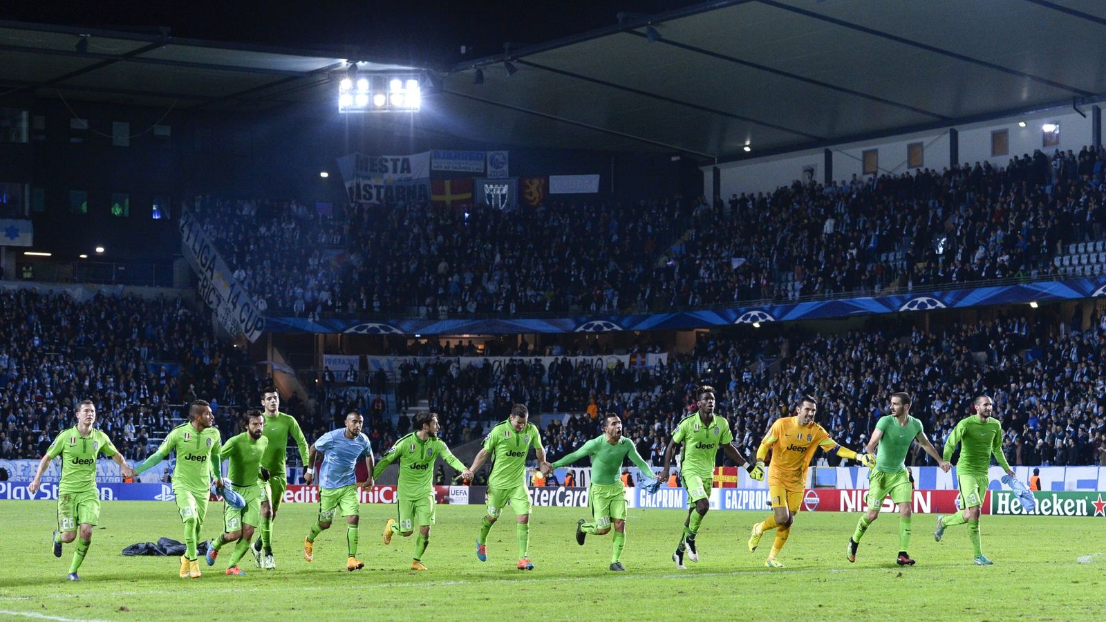 Malmo fined £73,000 by UEFA for poor pitch in Champions League ...