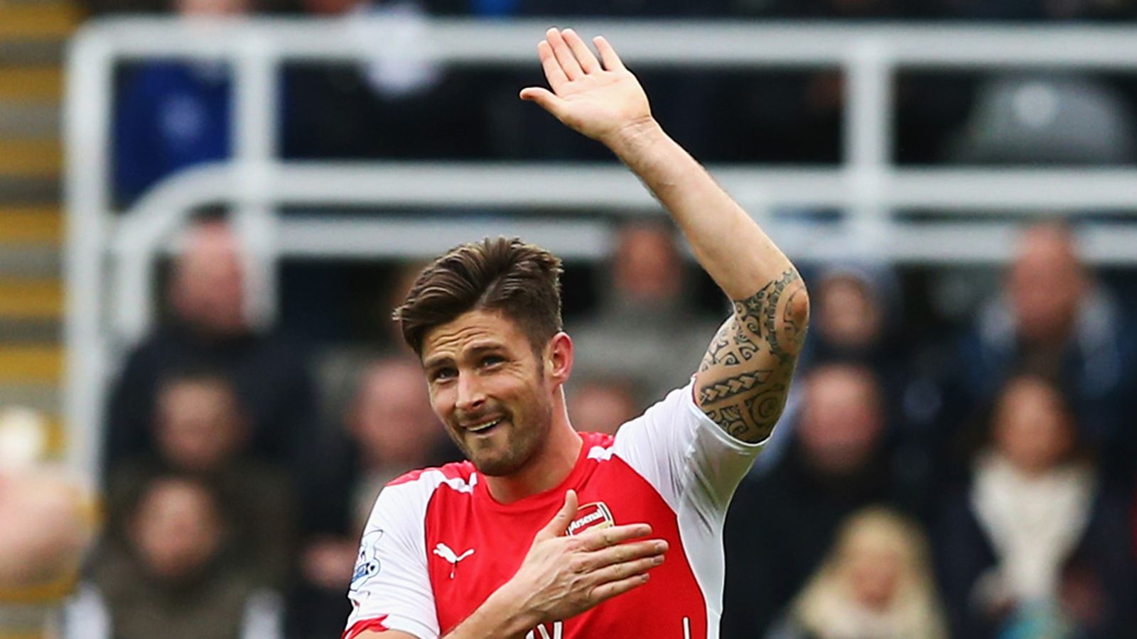 Olivier Giroud salutes 'tired' Arsenal in battling Newcastle win ...