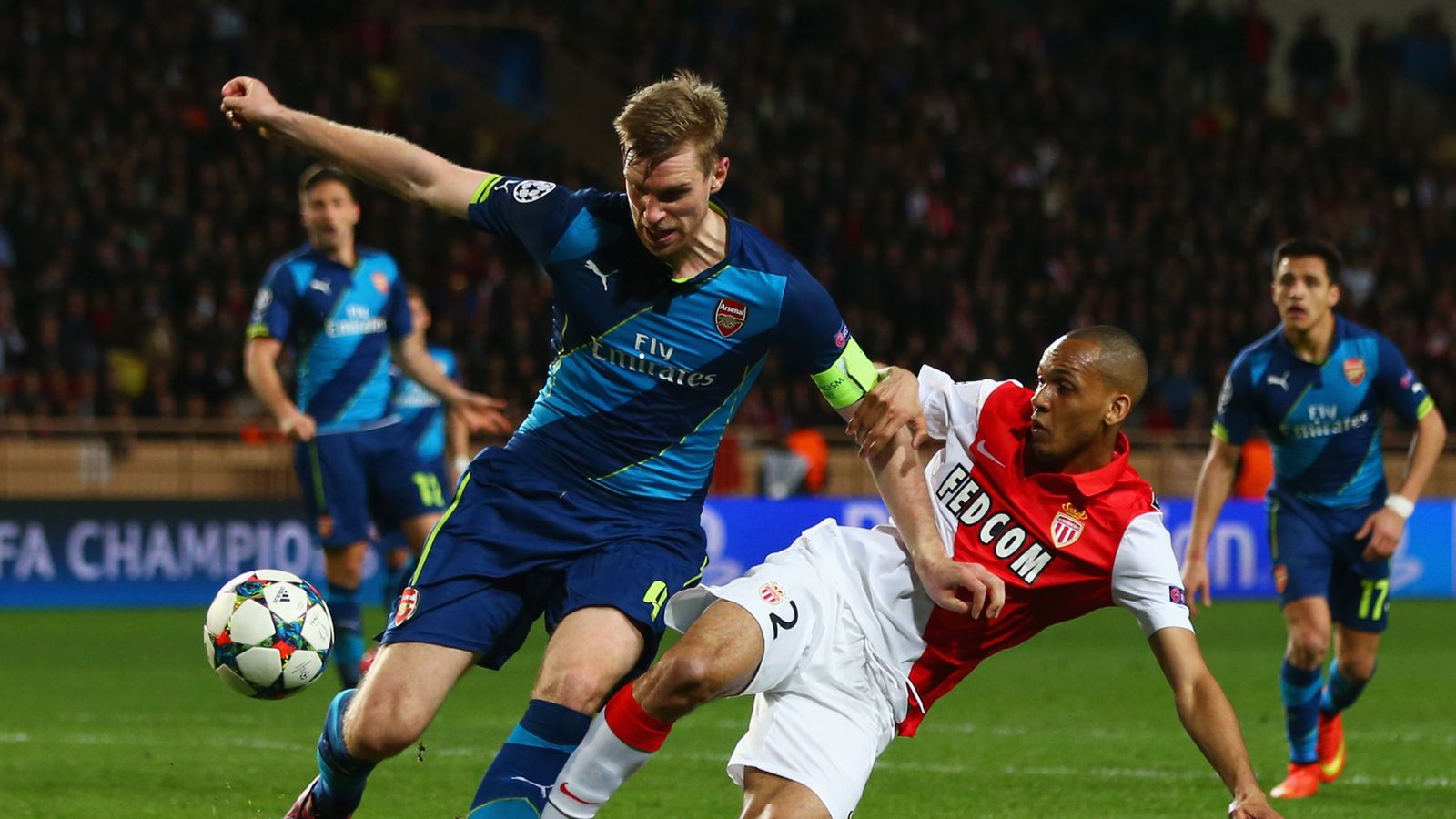 Arsenal's Per Mertesacker says Monaco deserved Champions League win ...
