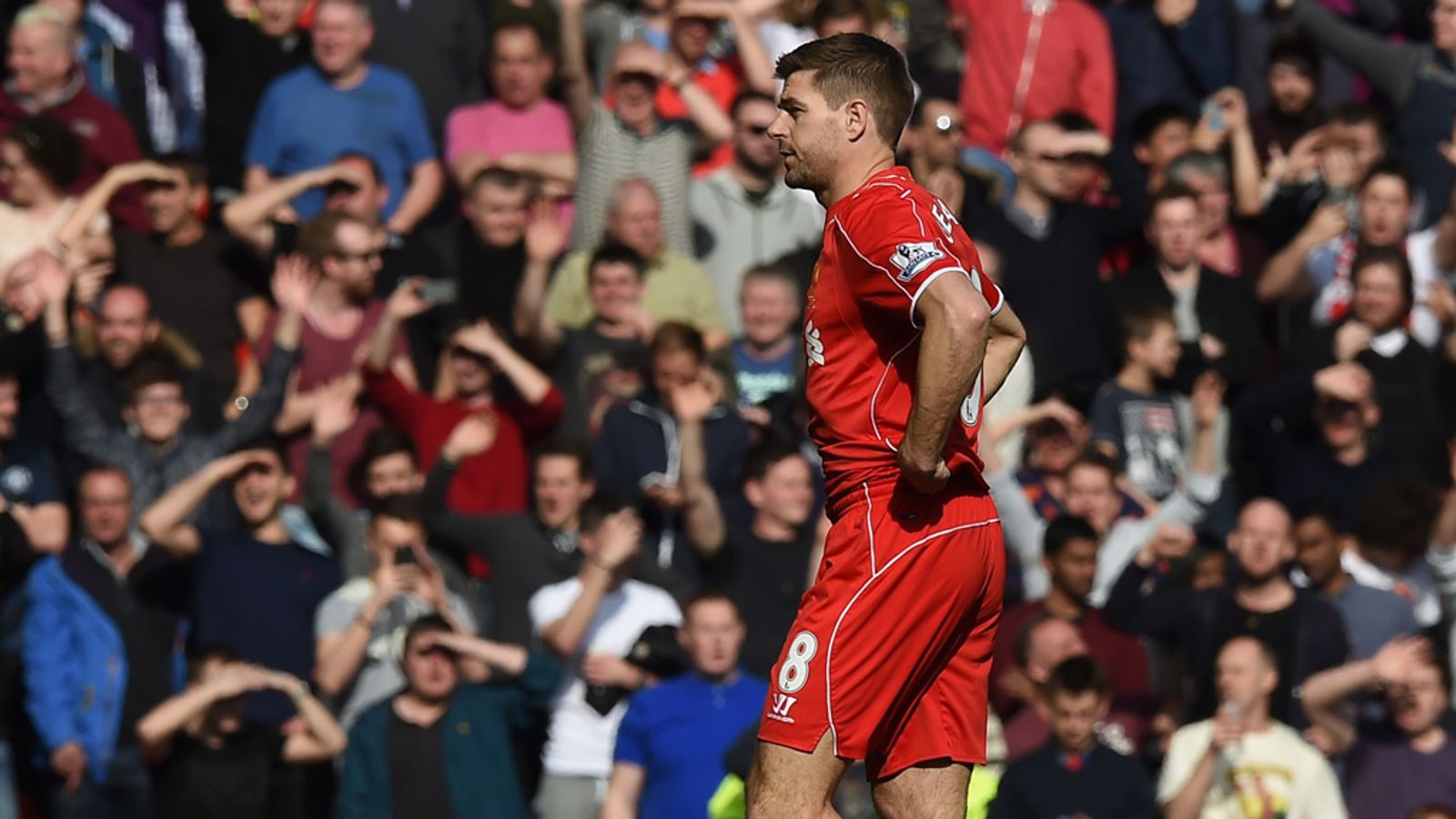 Steven Gerrard regrets red card in Liverpool defeat to Manchester ...