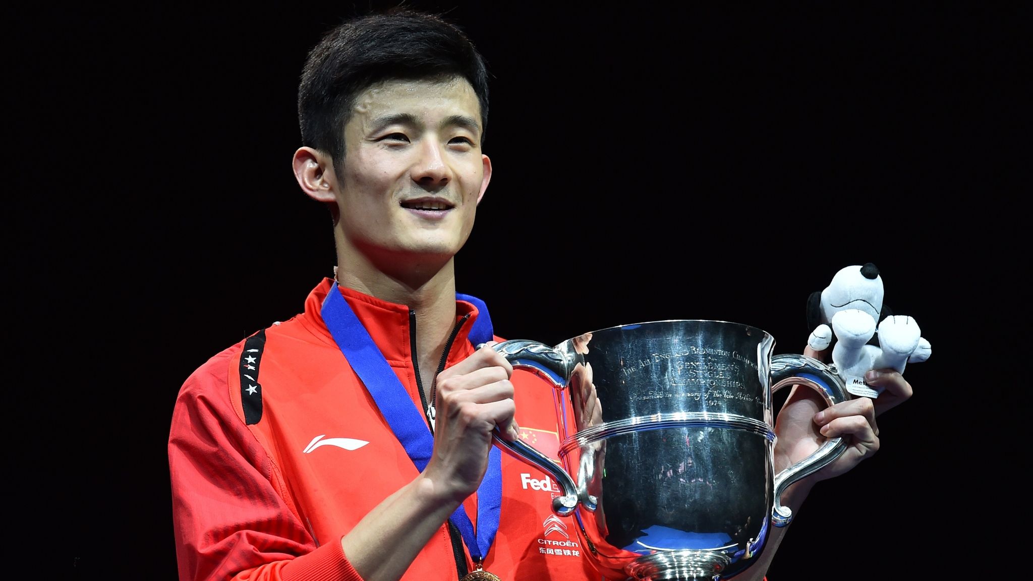 Chen Long crowned as the men's singles champion at the All England ...