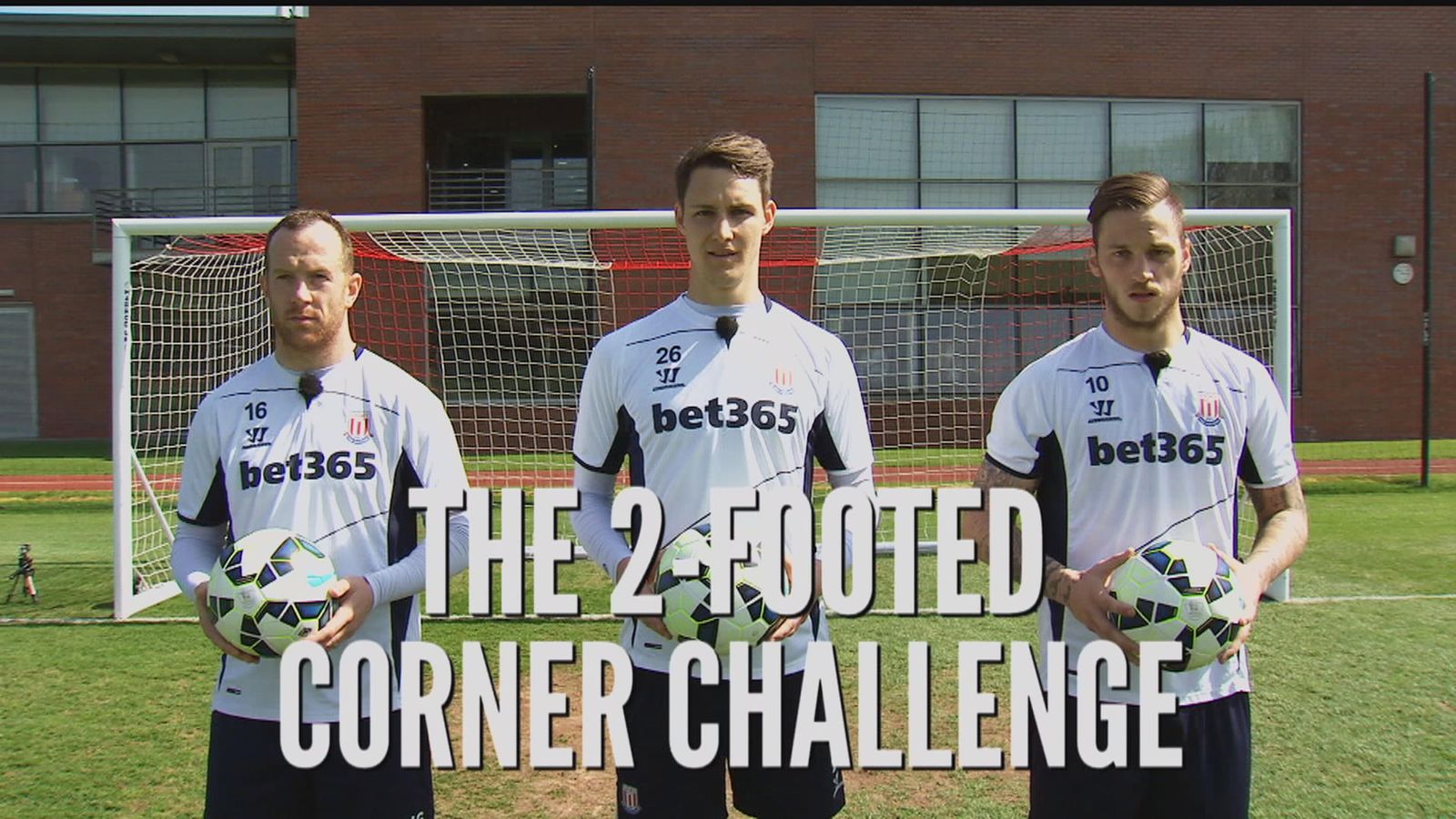 2-Footed Corner Challenge - Stoke | Sky Sports