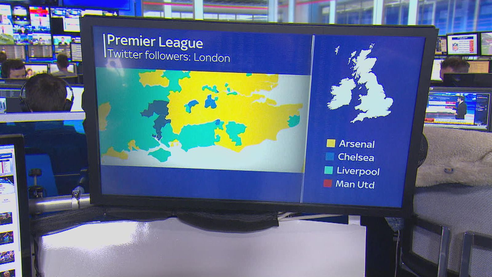 Premier League Twitter Followers Around The World Where Does Your