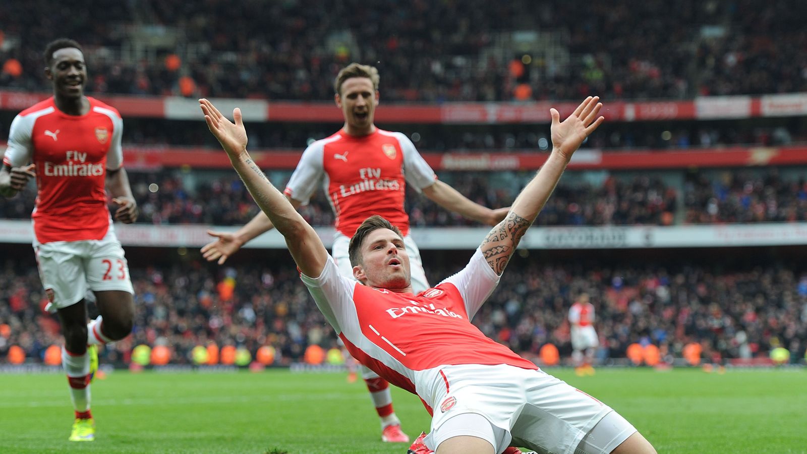 Arsenal form: Olivier Giroud, Francis Coquelin and Mesut Ozil among the ...