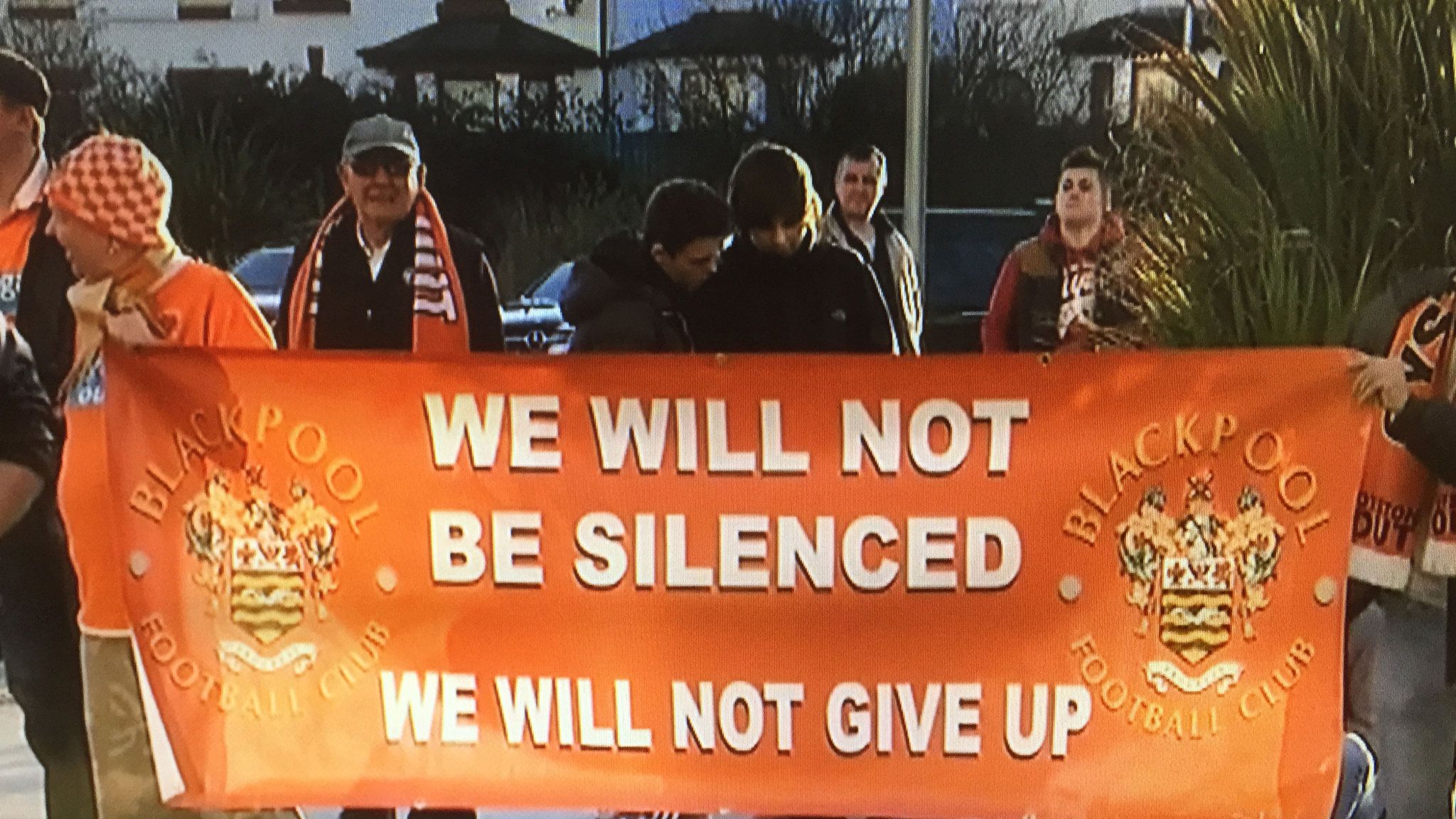 Blackpool fans attack Bloomfield Road in protest at Karl Oyston ...