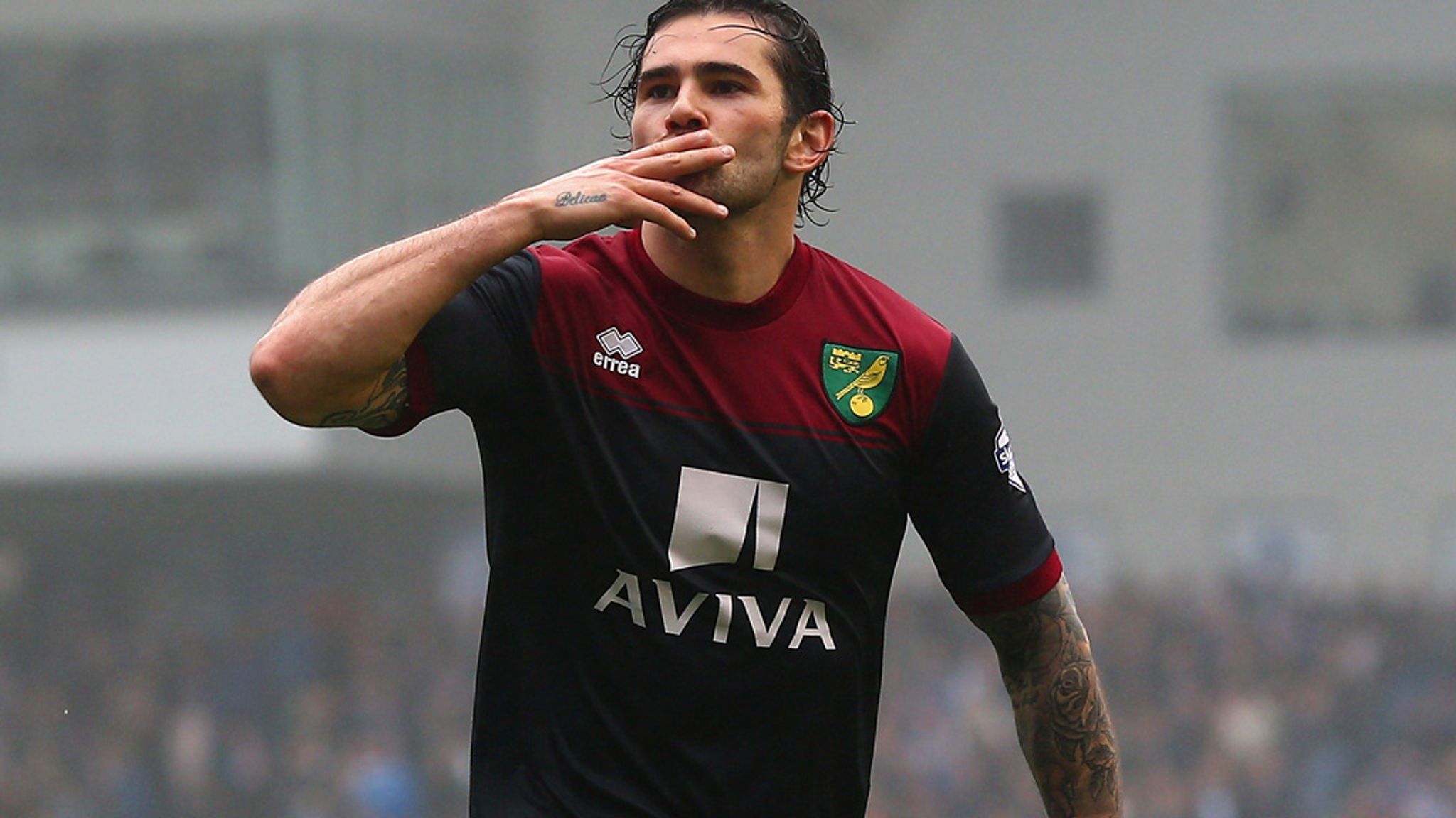 Bradley Johnson earns Norwich 1-0 win at Brighton | Football News | Sky ...