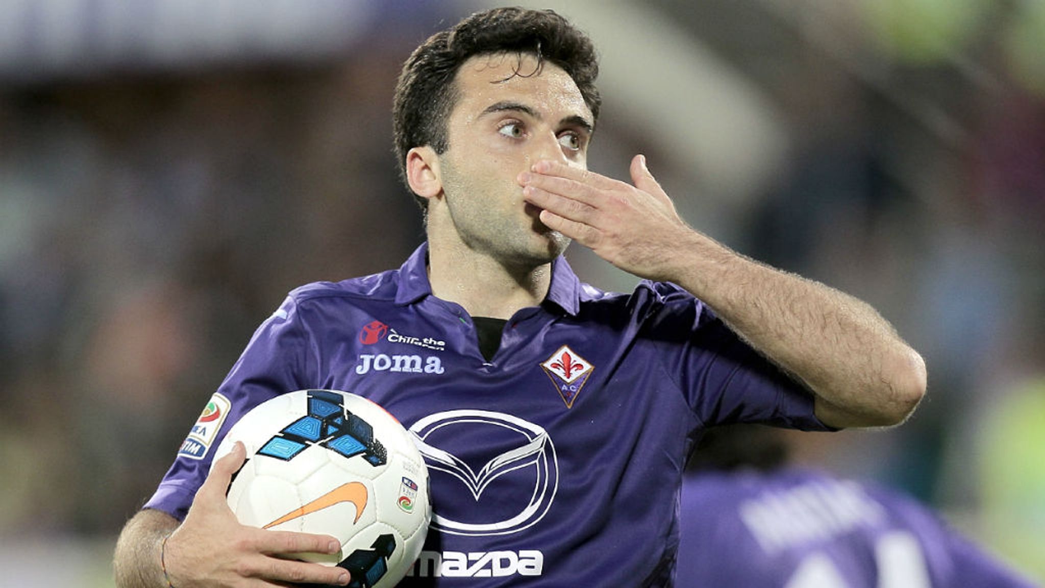Fiorentina forward Giuseppe Rossi is no hurry to return to action ...