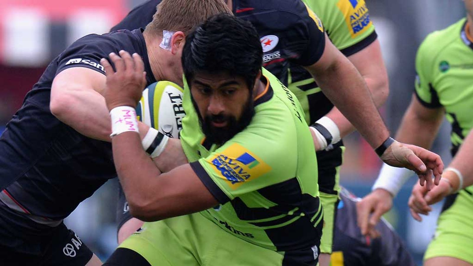 Northampton's Ahsee Tuala signs new contract | Rugby Union News | Sky ...