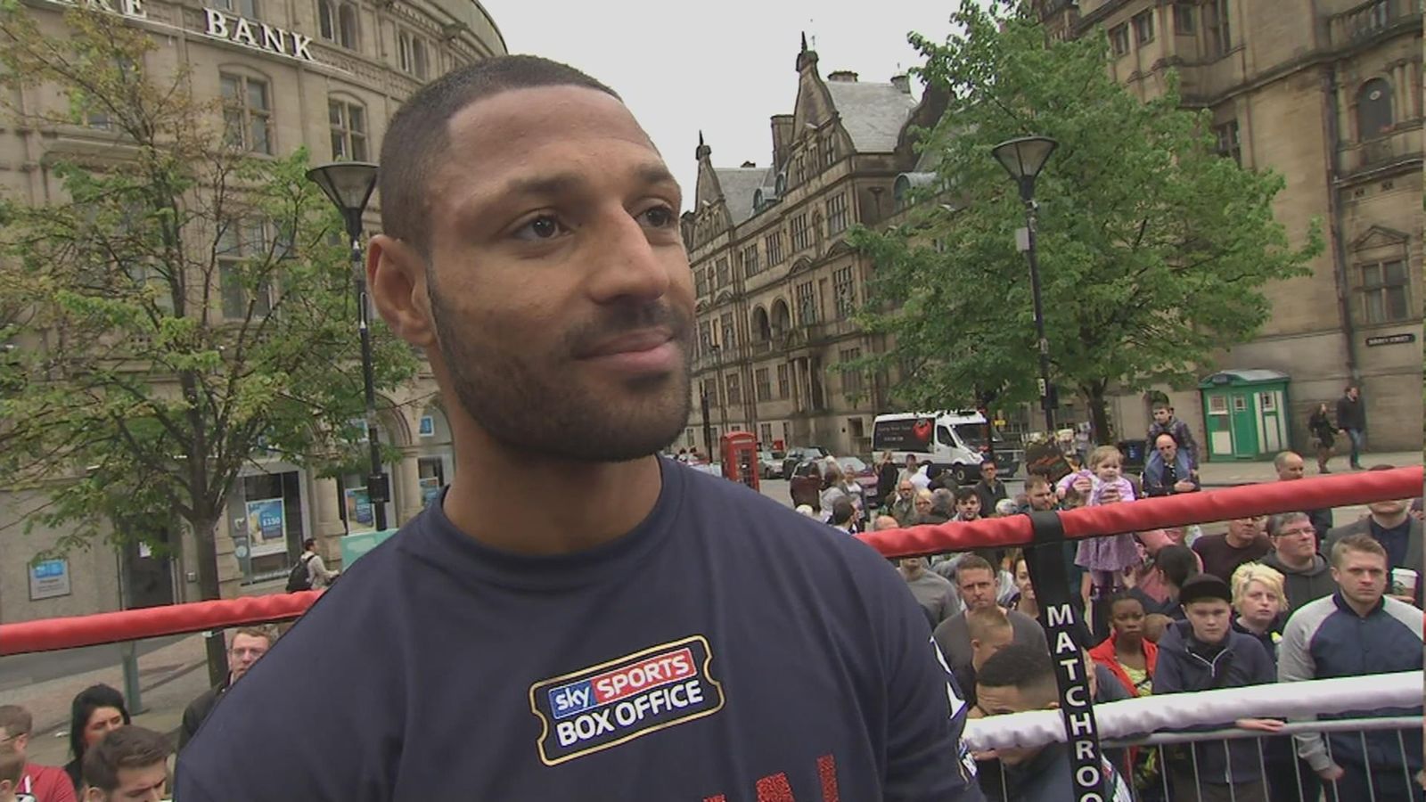 Kell Brook v Frankie Gavin: Brook all smiles at public workout ahead of ...