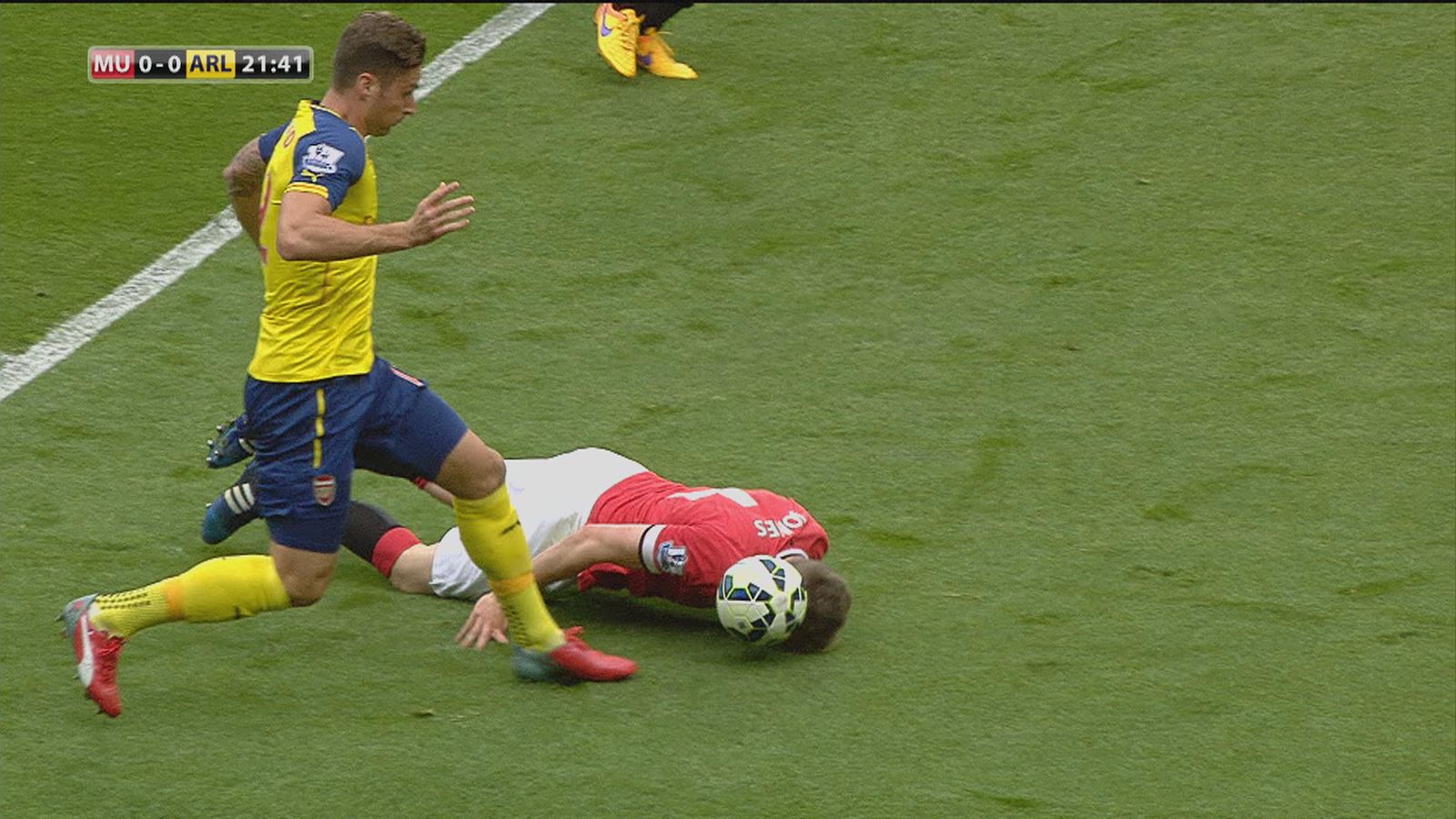 WATCH: Phil Jones gives Gary Neville the giggles with unorthodox floor ...