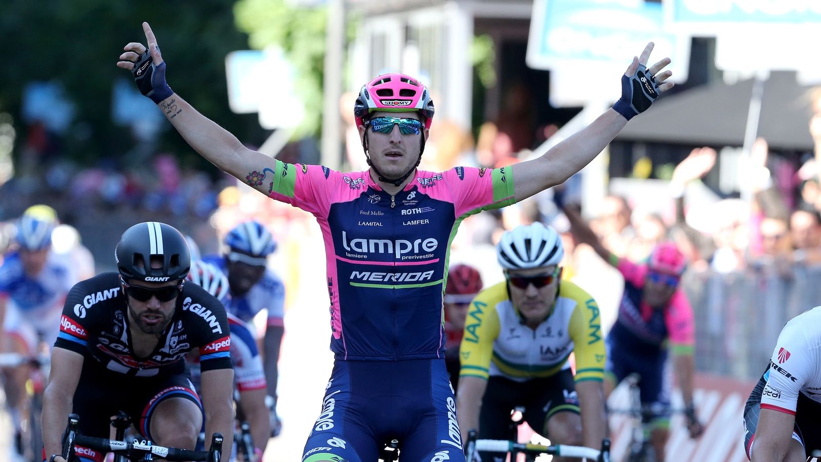 Giro d'Italia: Alberto Contador holds lead as Sacha Modolo wins stage ...