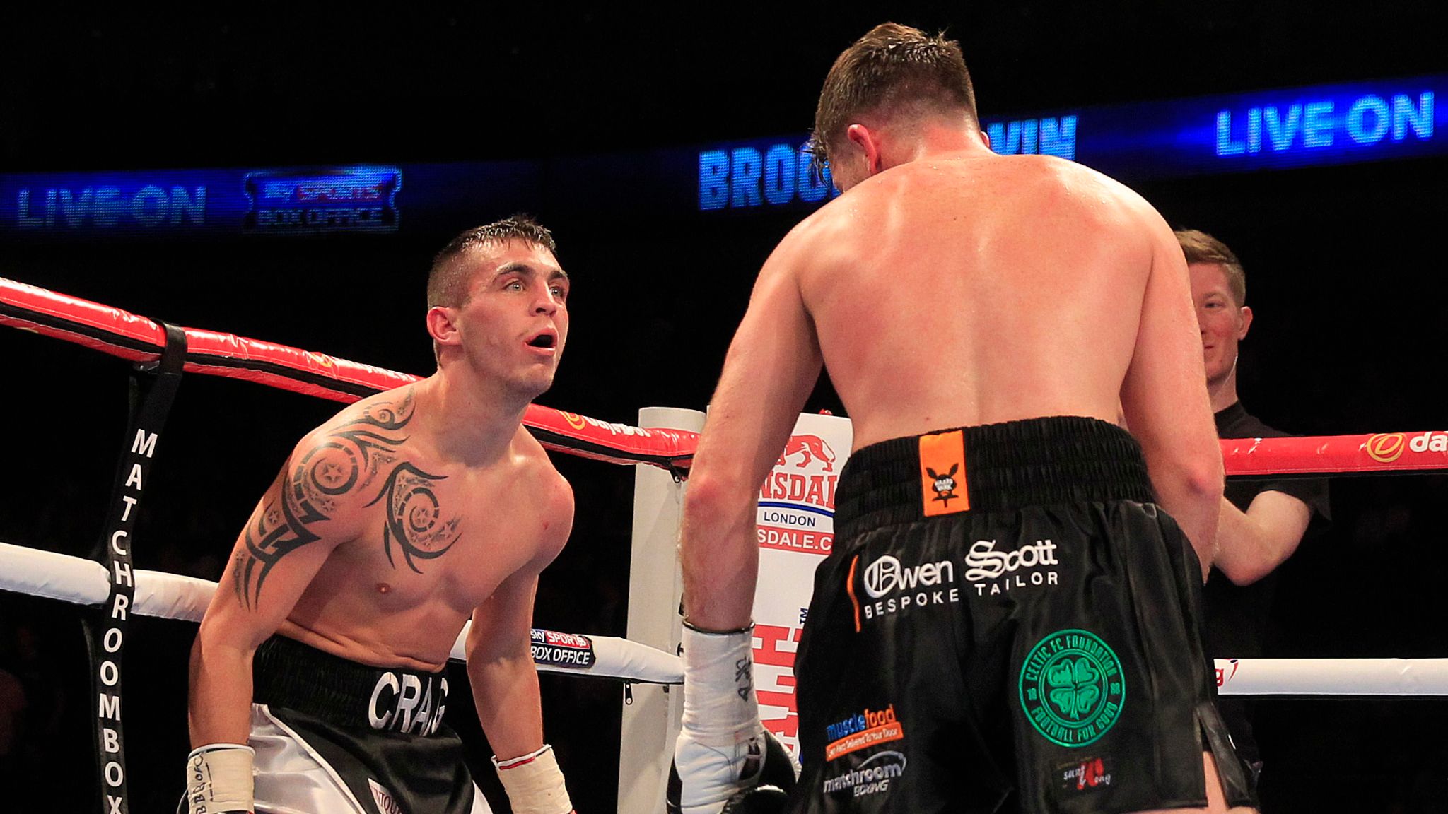 Scott Cardle wins British lightweight title by defeating Craig Evans on ...