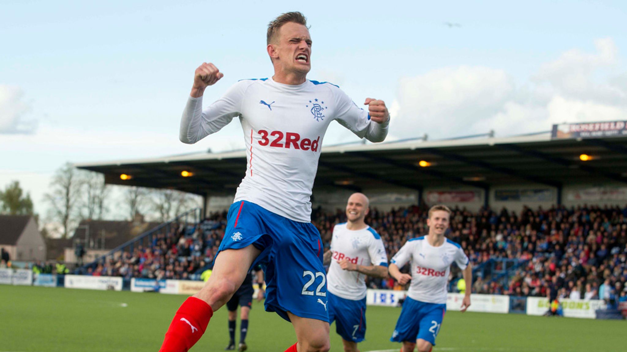 Dean Shiels struck late to earn Rangers 2-1 win over Queen of the South ...