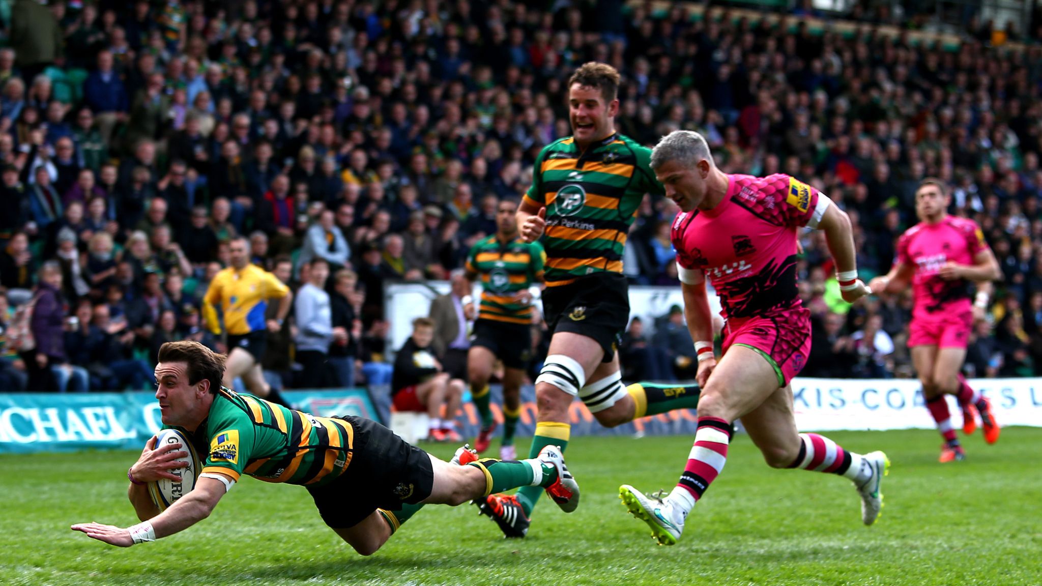 Northampton batter London Welsh to secure top spot in Aviva Premiership ...