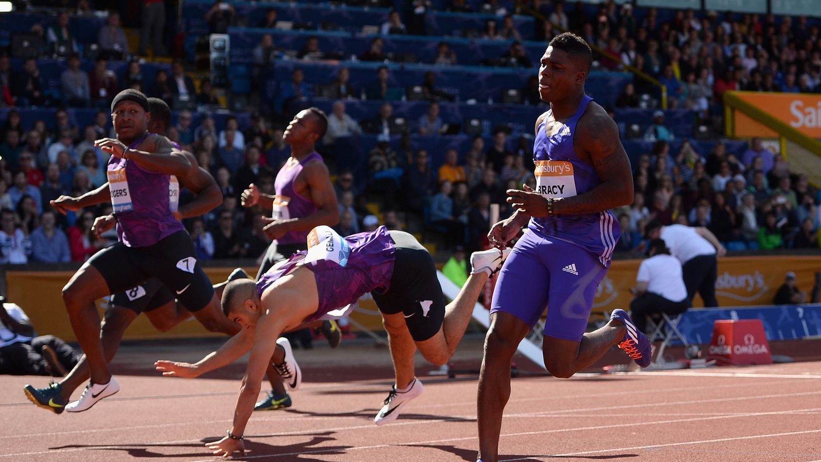 British 100m sprinter Adam Gemili runs under 10 seconds for first time ...